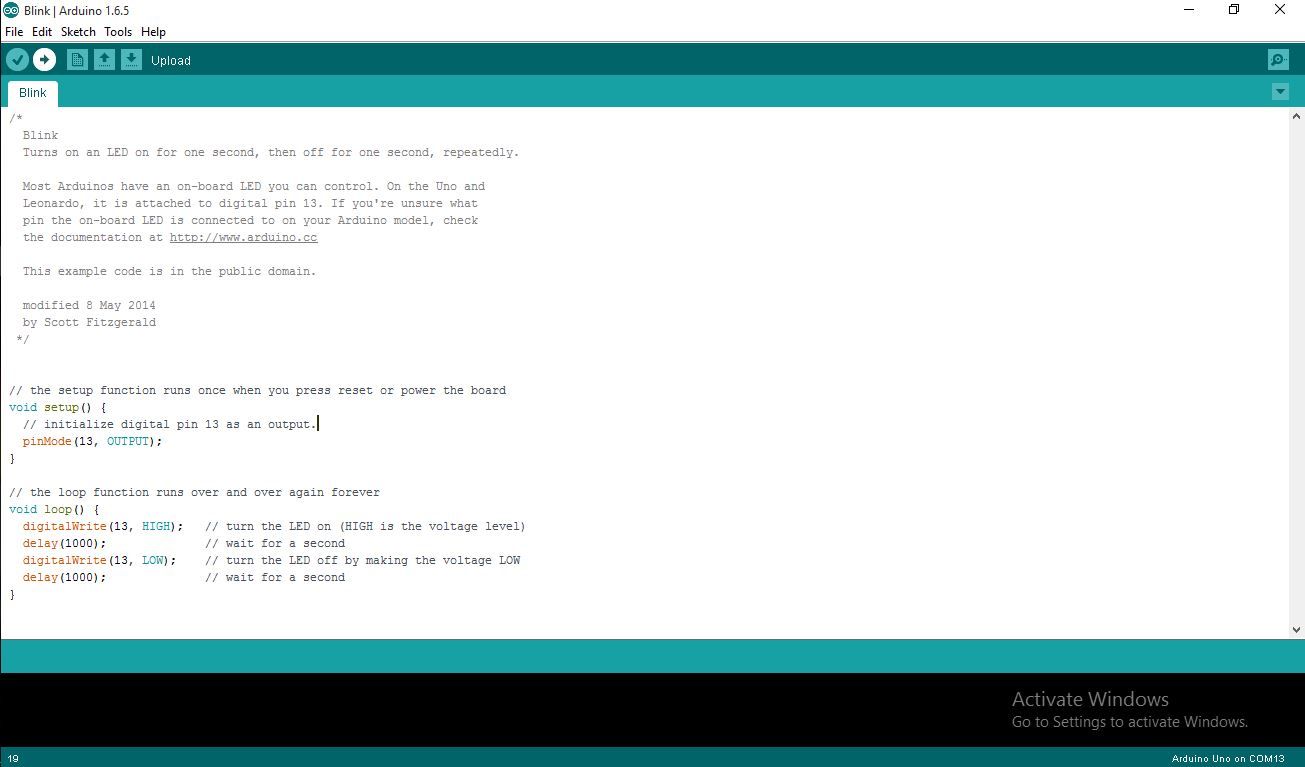 Arduino Tutorial 1. Blinking LED Part 1 : 5 Steps - Instructables