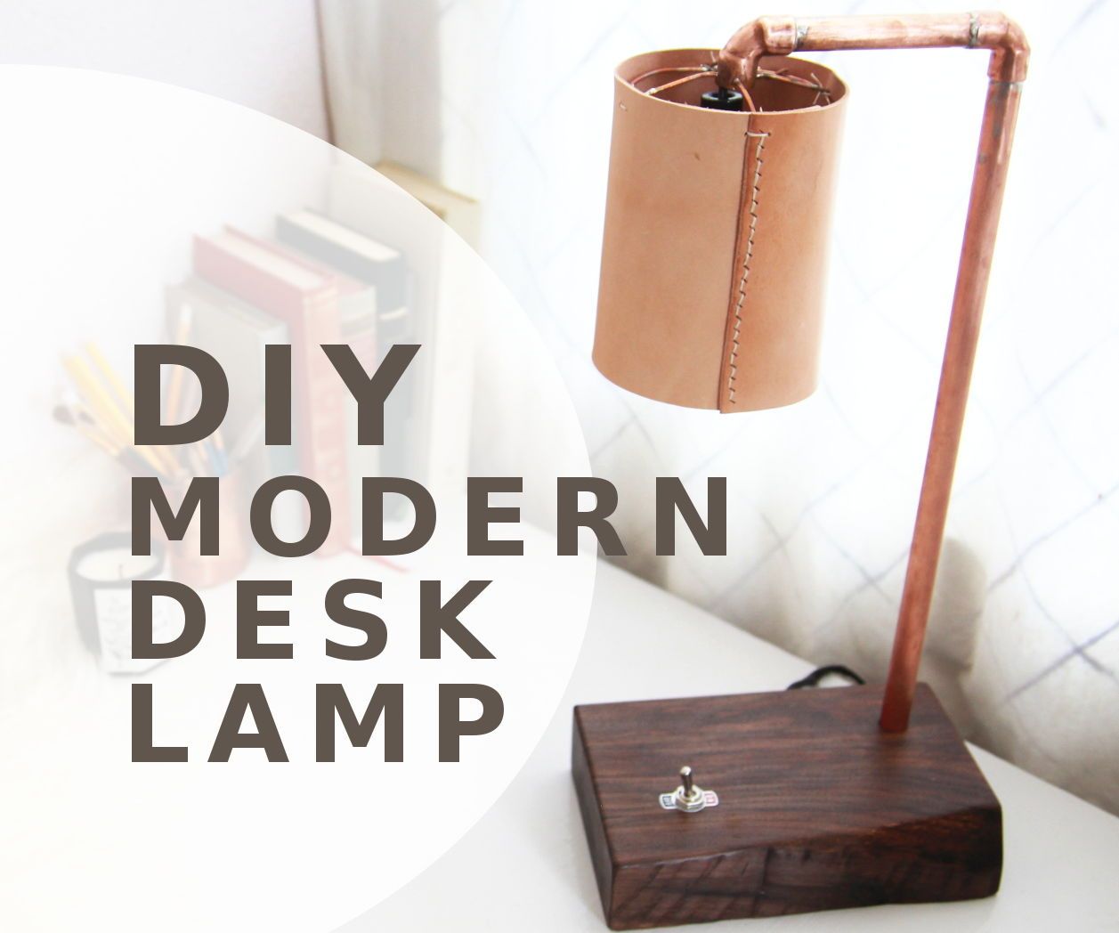 Copper & Walnut LED Desk Light : 9 Steps (with Pictures) - Instructables