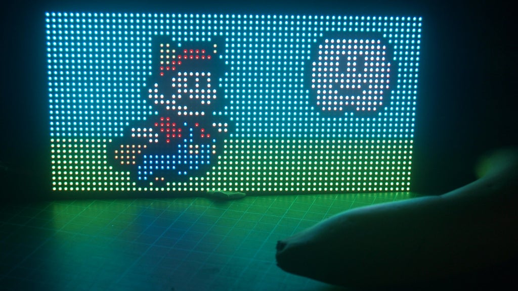 Rgb Led Matrix With An Esp8266 7 Steps With Pictures