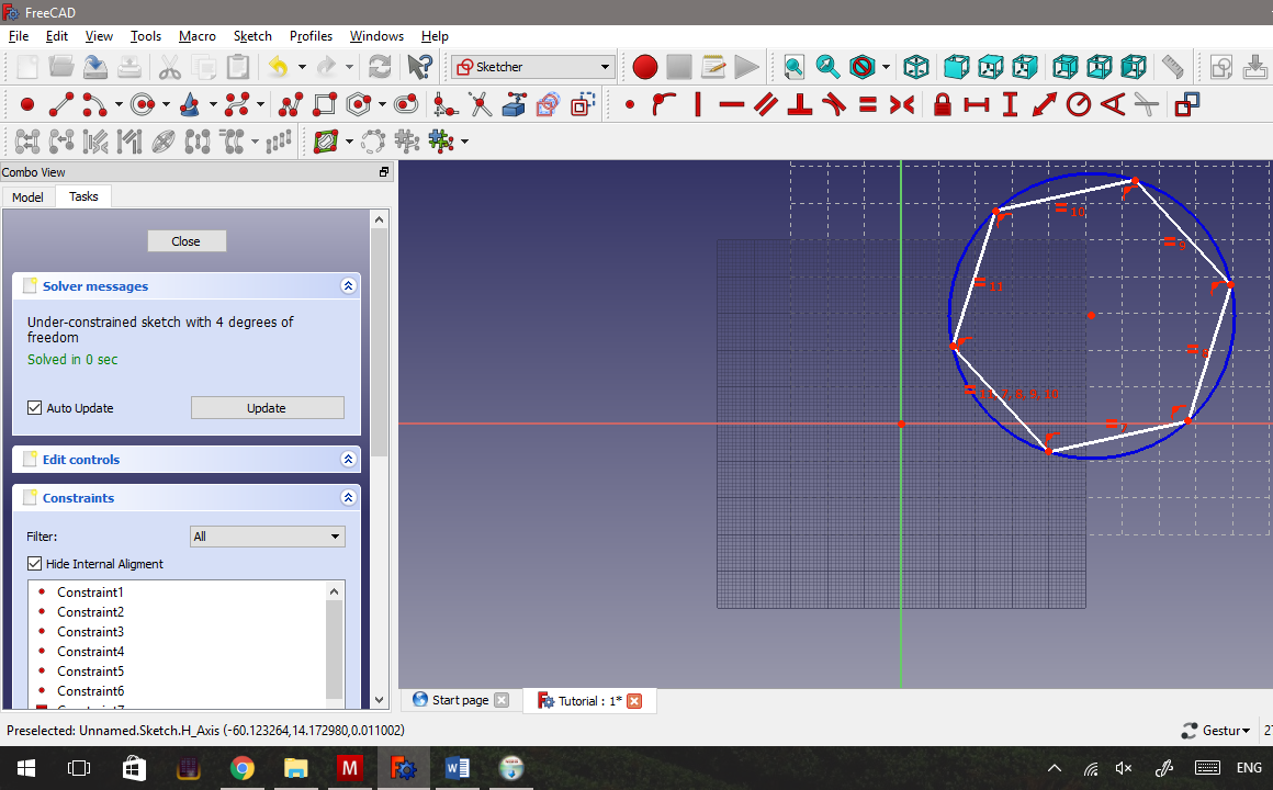 Advanced Hexagonal Mesh in Freecad : 19 Steps (with Pictures ...