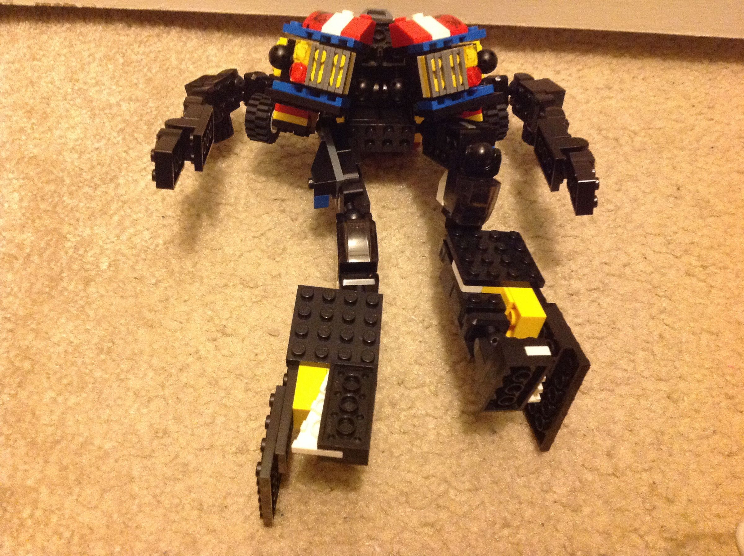 Lego Transformer. Autobot? Decepticon? Movie Version of Bulkhead? You ...