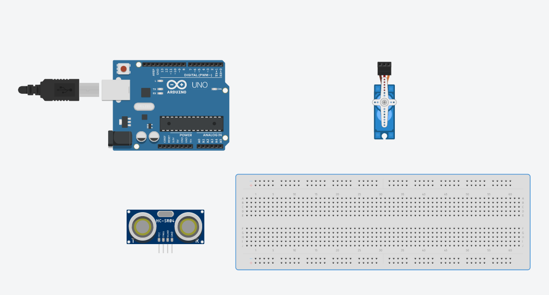 Controlling a Servo With an Ultrasonic Sensor Using Arduino : 7 Steps ...