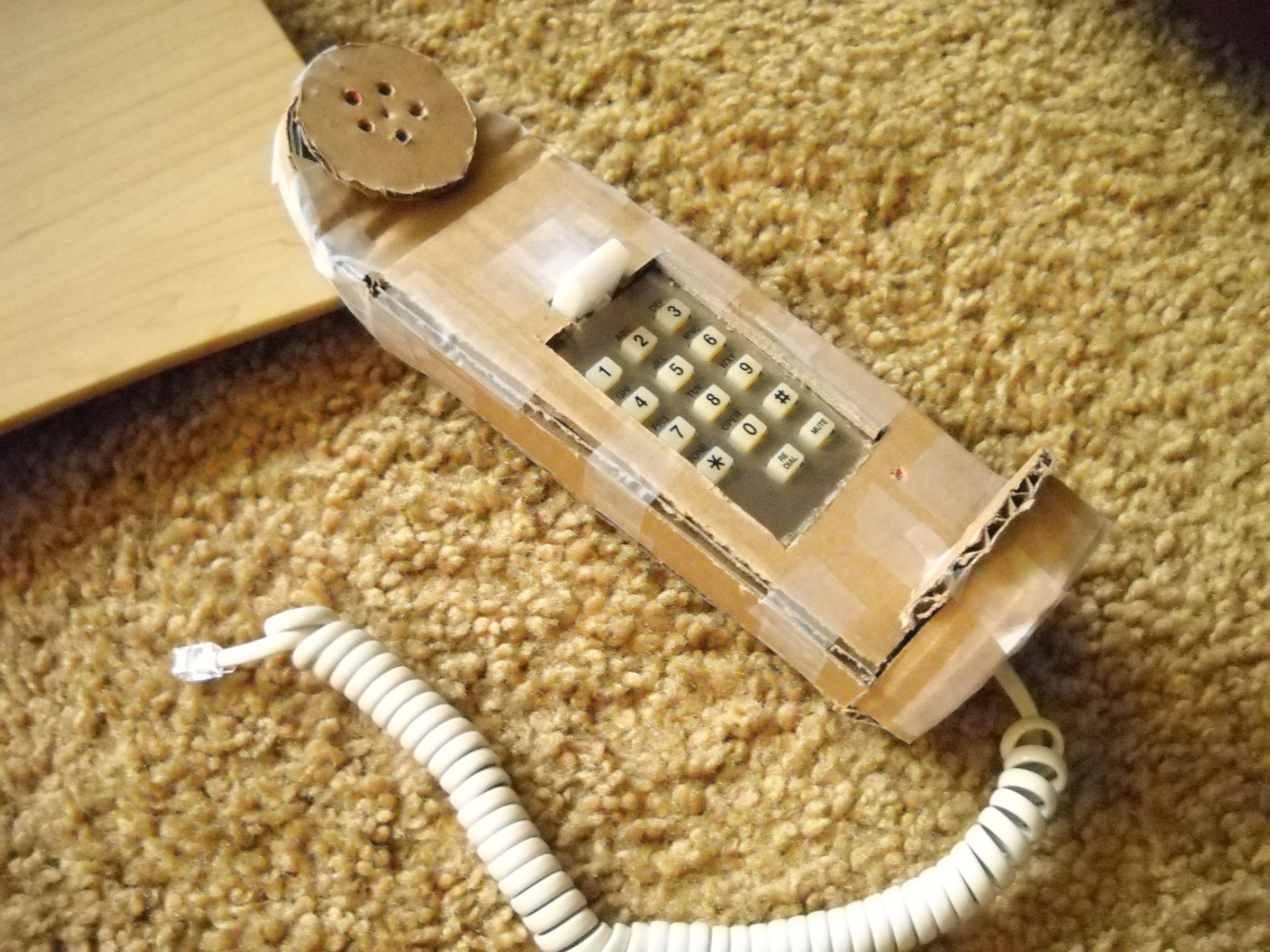 How to Make a Cardboard Telephone : 5 Steps - Instructables