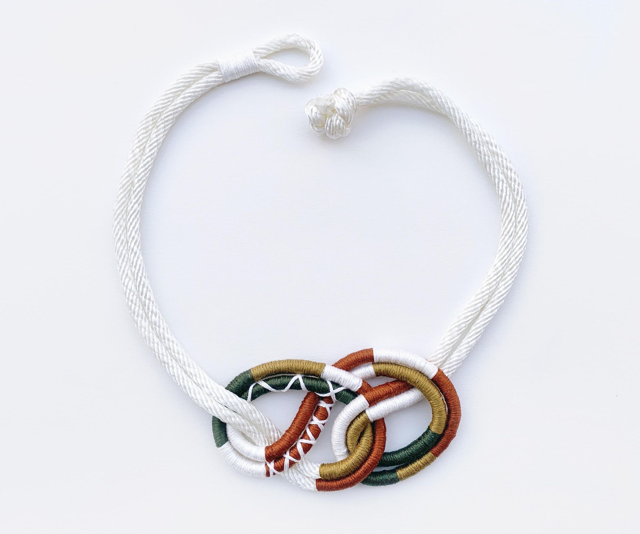 Wrapped Rope Macrame Knot Necklace : 6 Steps (with Pictures ...