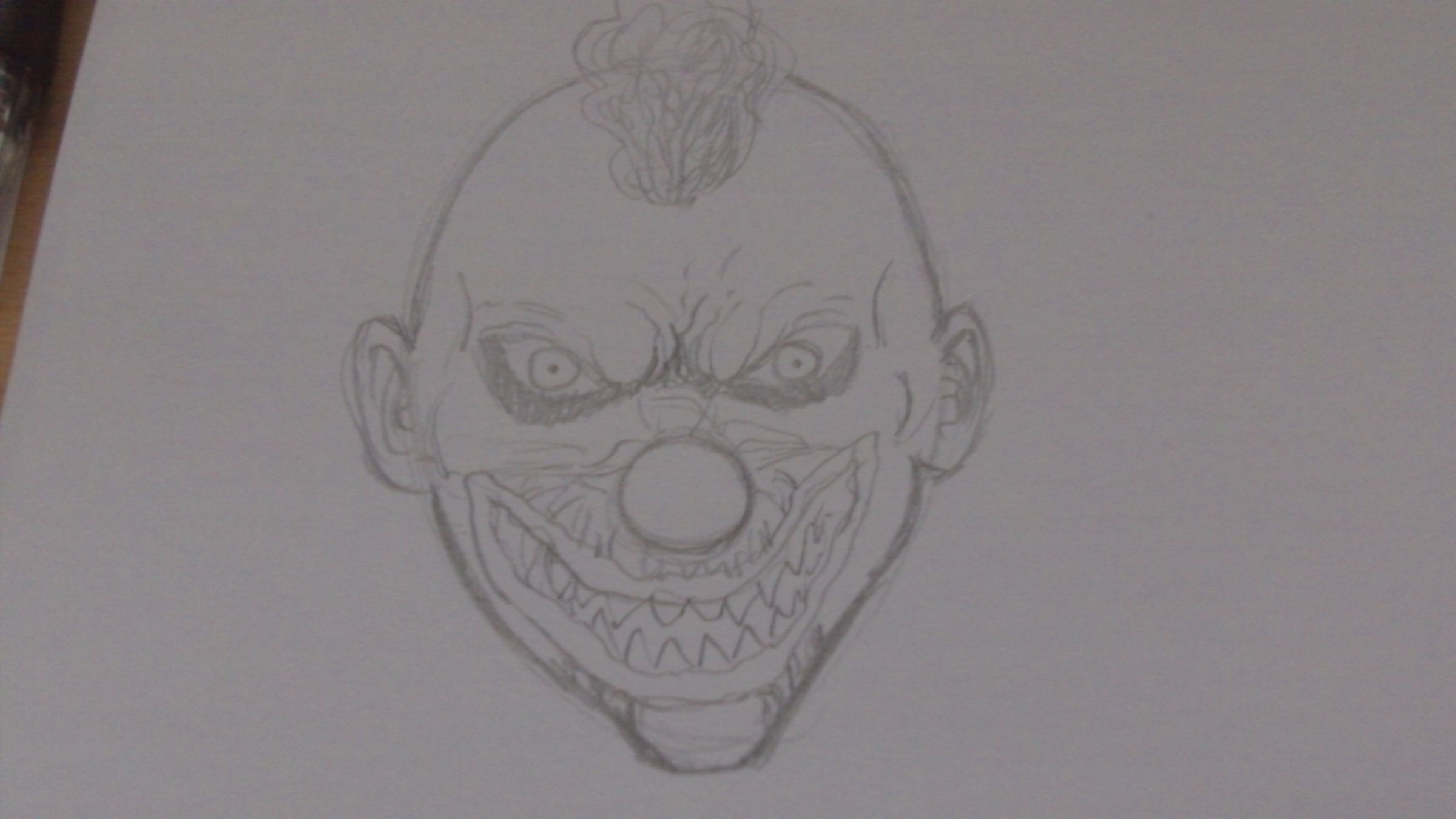 How to Draw a Killer Klown Face : 6 Steps - Instructables