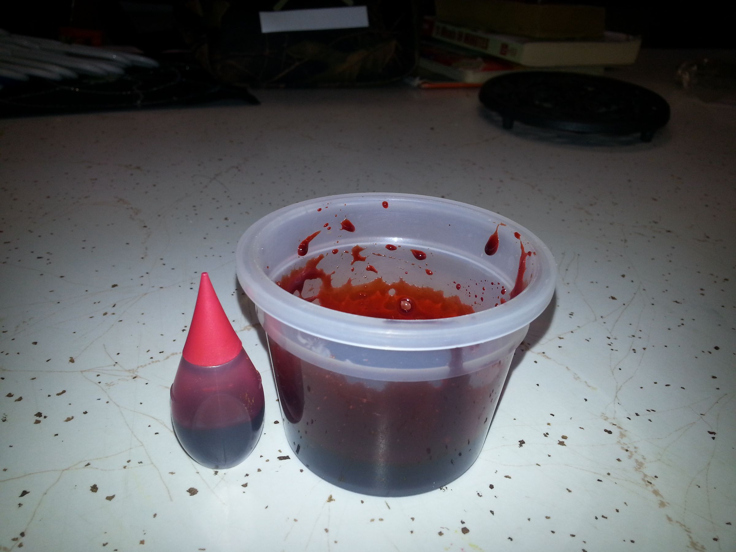 Easy Blood Make-up : 4 Steps - Instructables