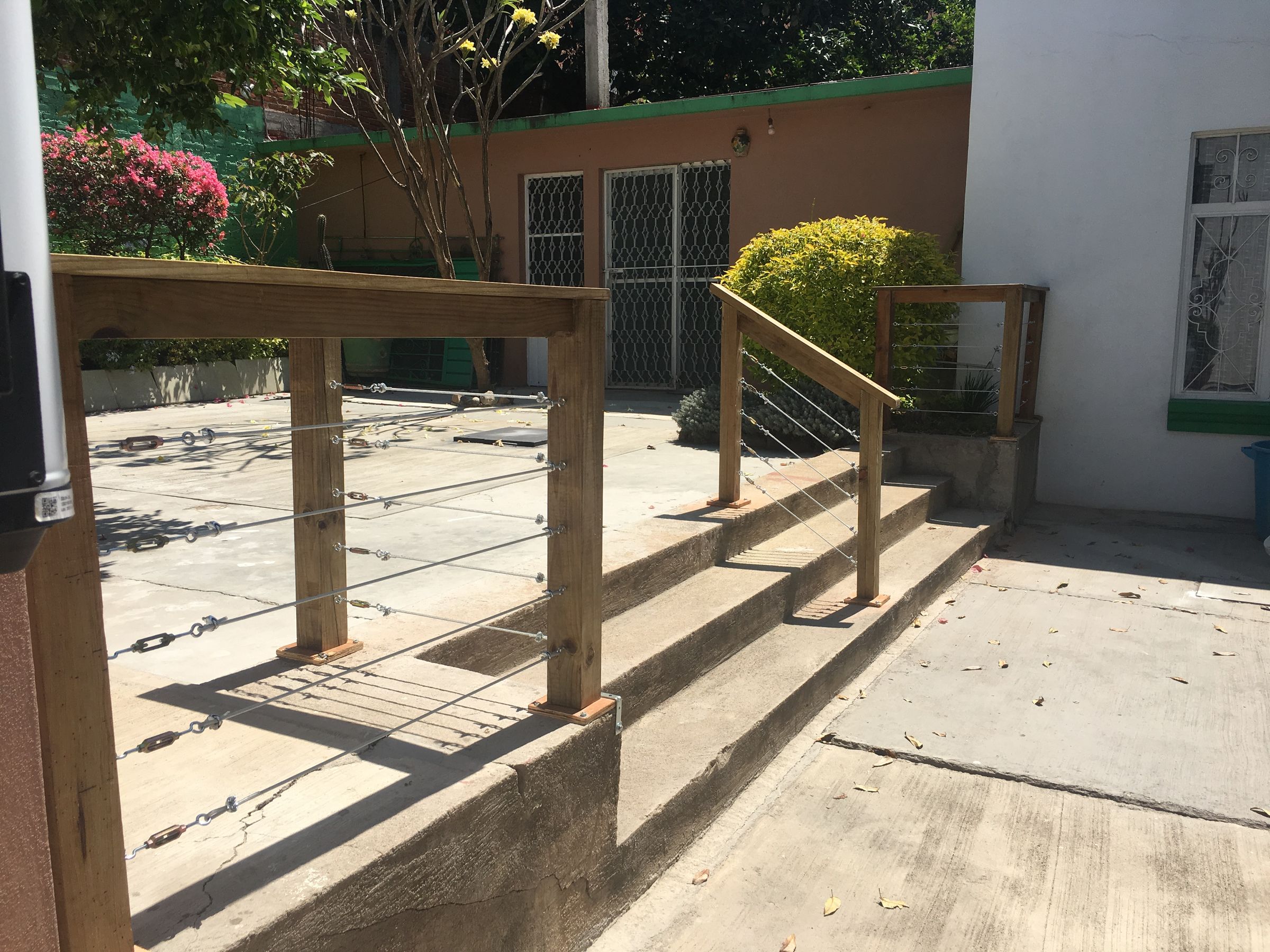 Easy Handrail With Steel Cable : 6 Steps (with Pictures) - Instructables