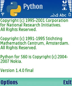 PyS60: Remote (via Bluetooth) Python Console to Your Nokia Phone (Mac ...