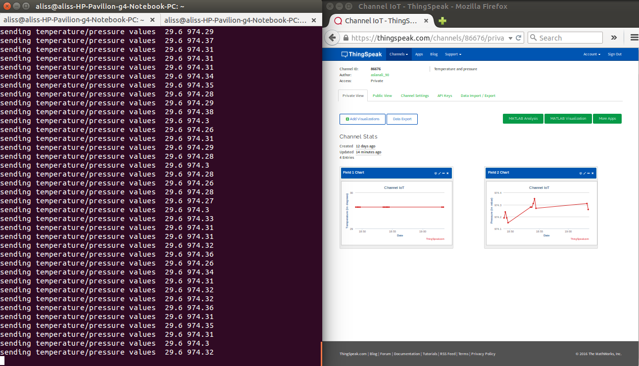 Home Temperature Monitoring Using Raspberry Pi and Thingspeak(using ...