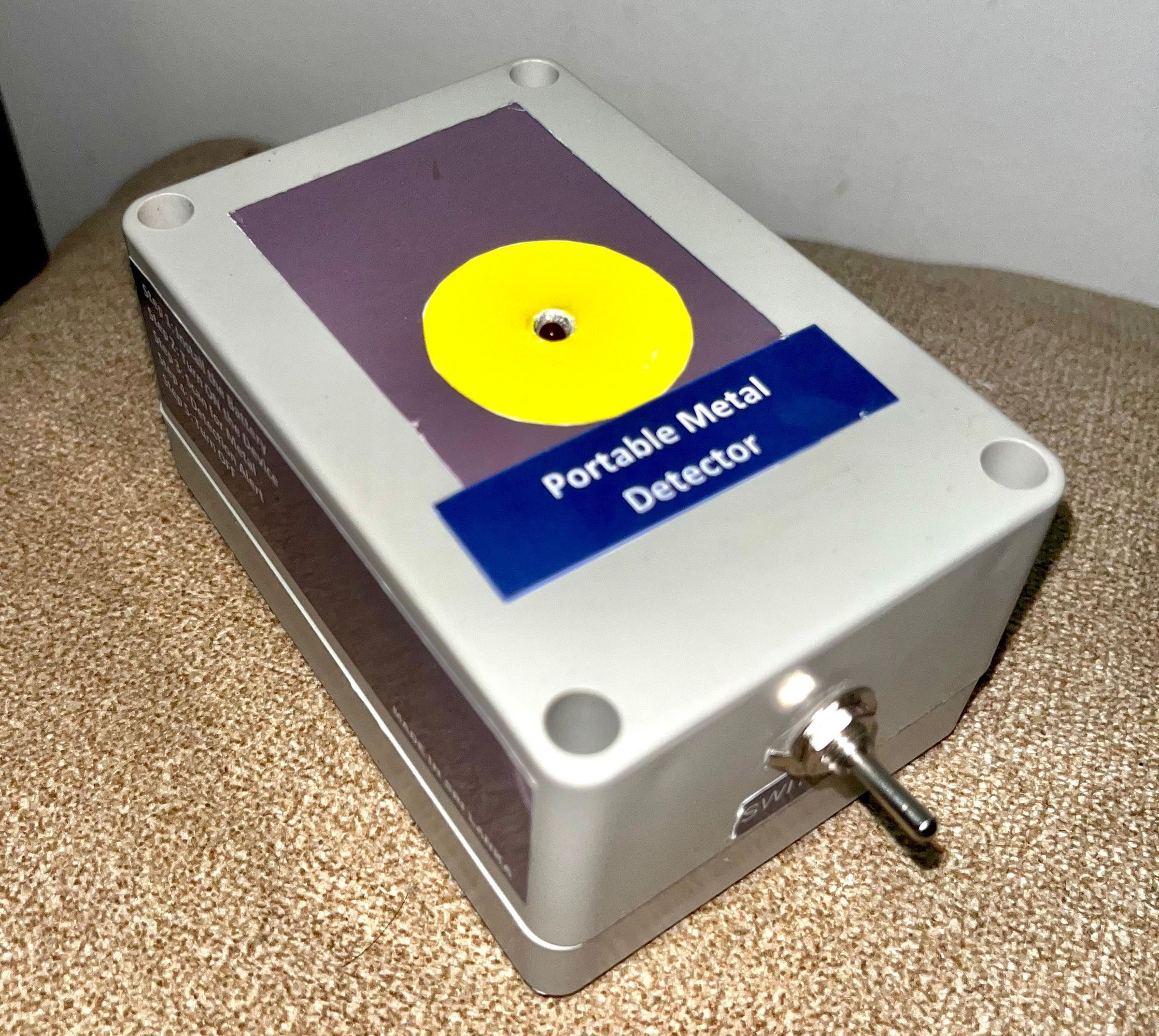 Portable Metal Detector : 6 Steps (with Pictures) - Instructables