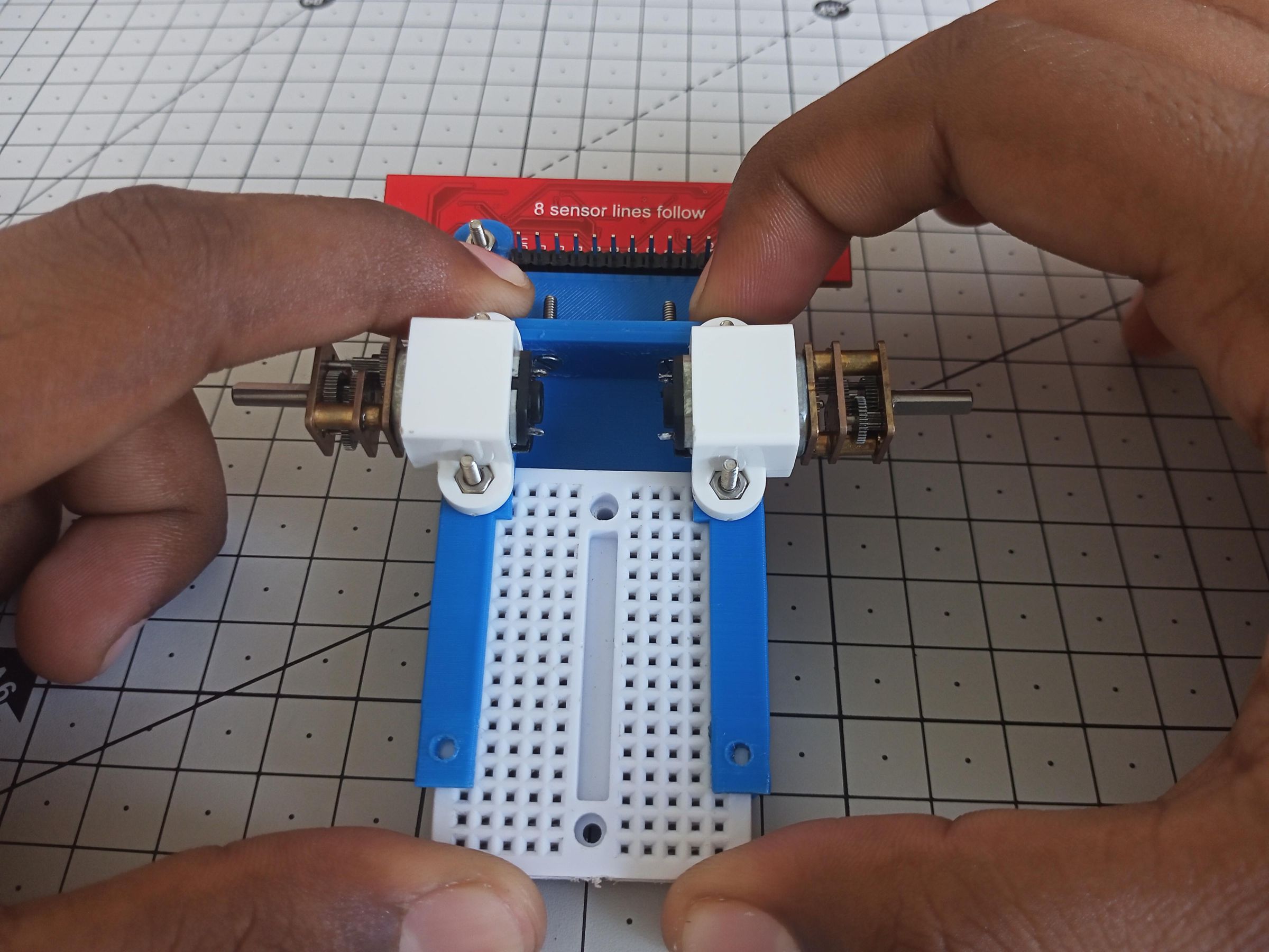 4 Wheel Drive Line Follower Robot : 37 Steps (with Pictures ...