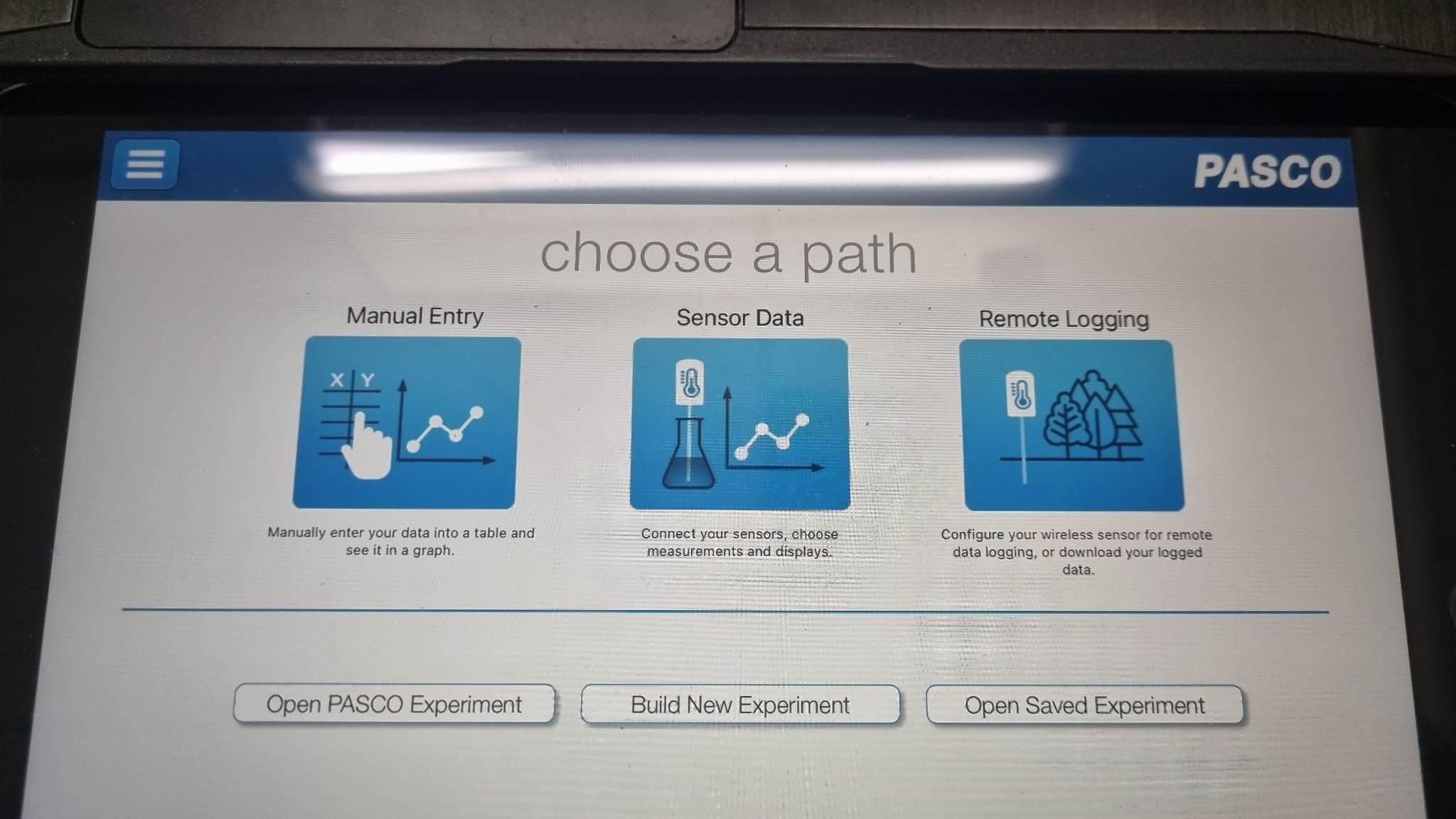 Experiences on How to Work With Sensors (specifically PASCO ...