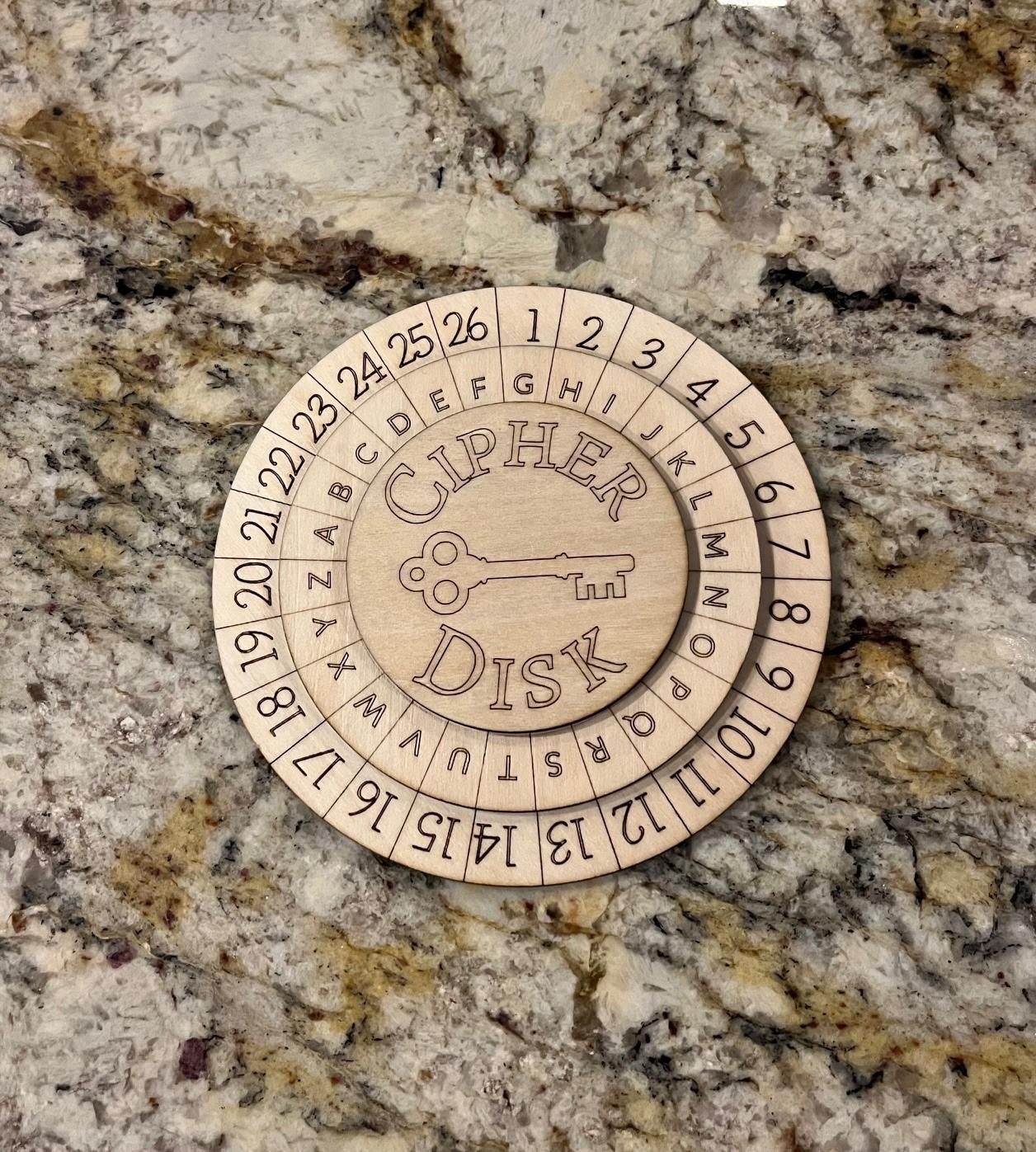 Cipher Disk Decoder for Escape Rooms : 6 Steps - Instructables