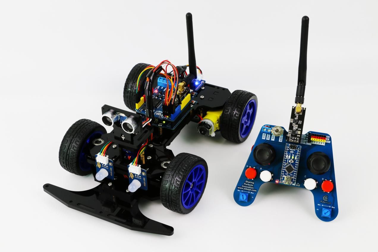 Adeept Remote Control Smart Car Kit for Arduino : 18 Steps - Instructables