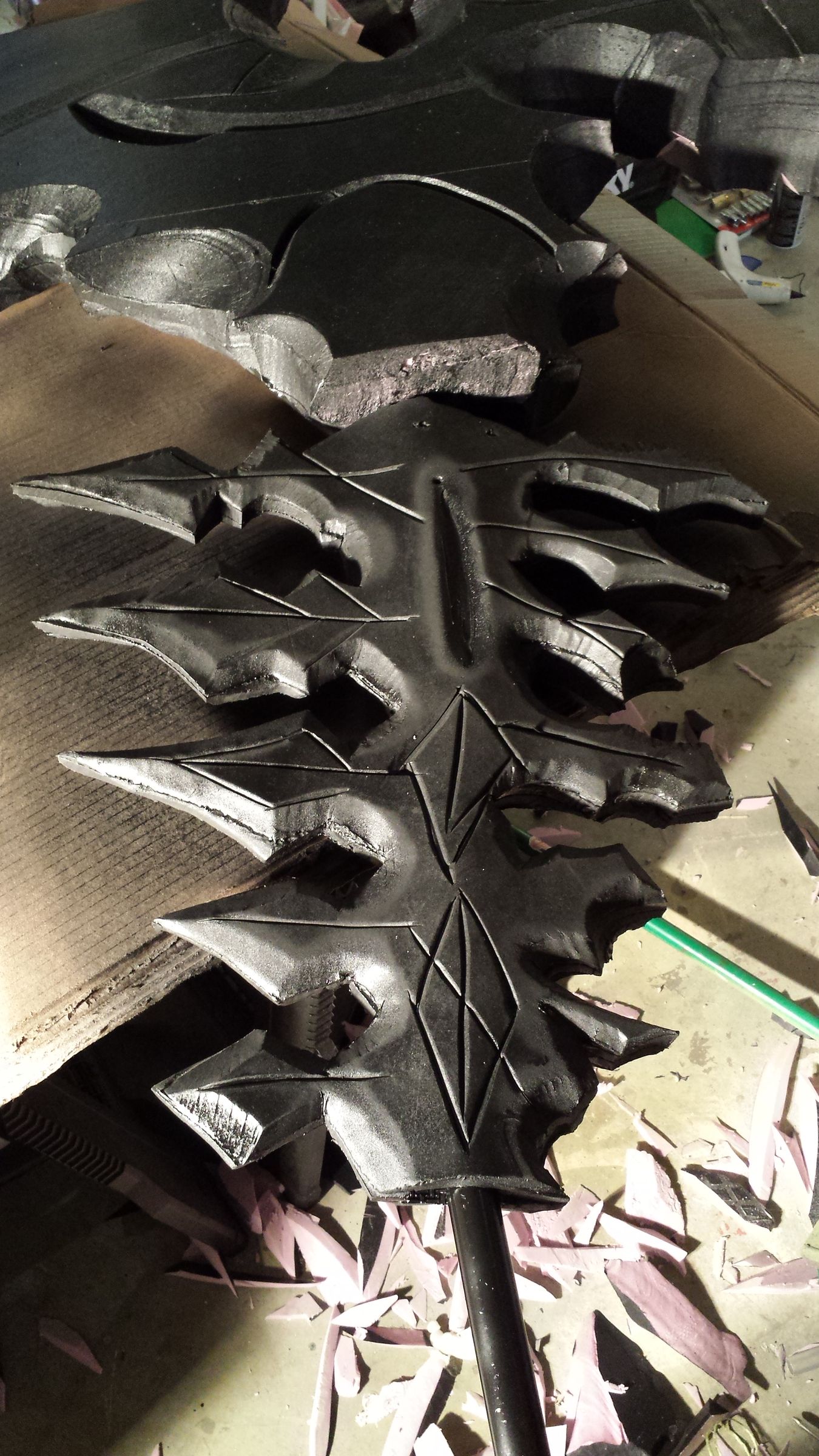 Dead Master Cosplay Costume (Black Rock Shooter) : 3 Steps (with ...