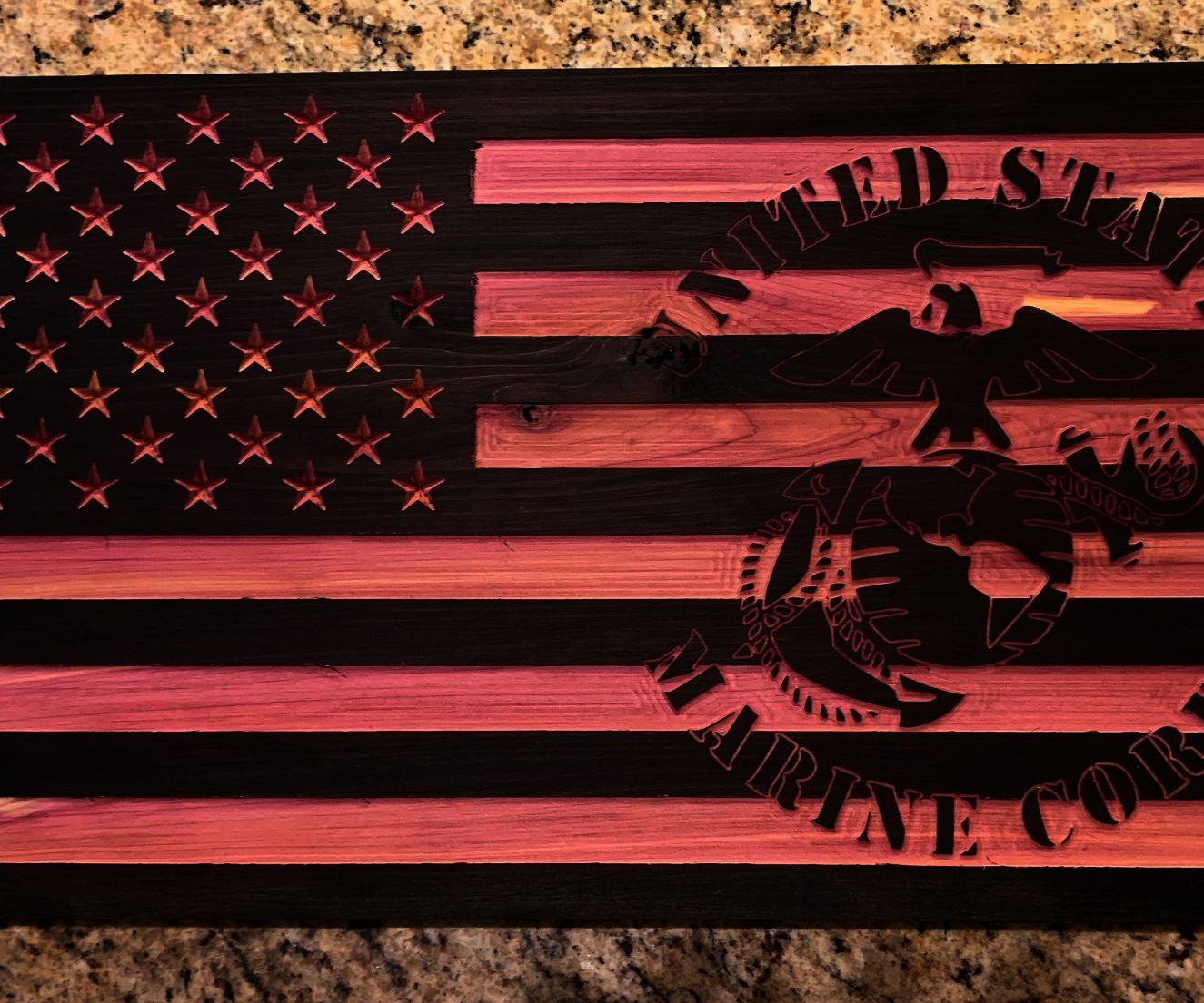 CNC American Flag With User Defined Parameters : 6 Steps - Instructables