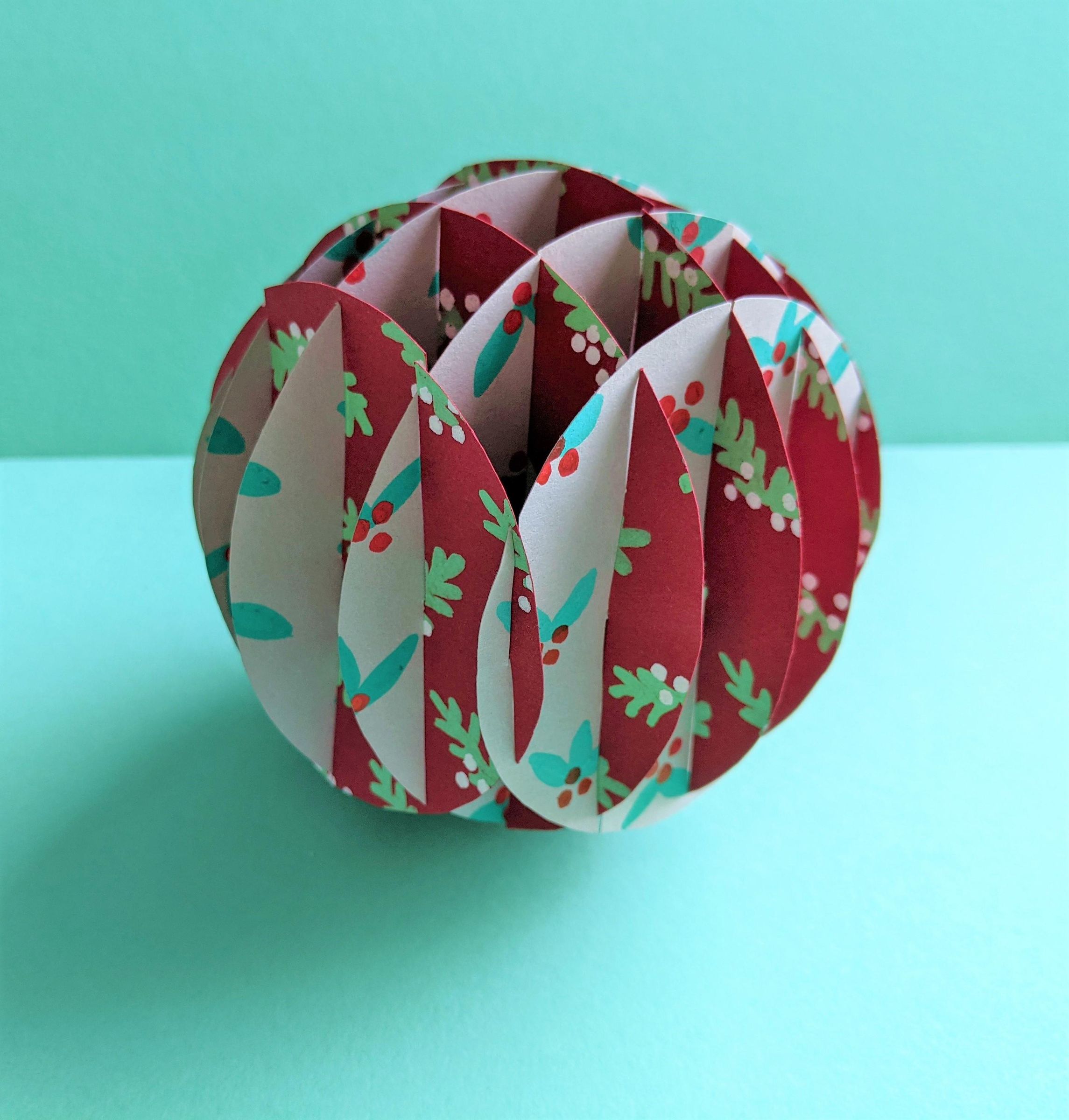 Geometric Chrismas Ornament That Folds Flat! : 7 Steps (with Pictures ...