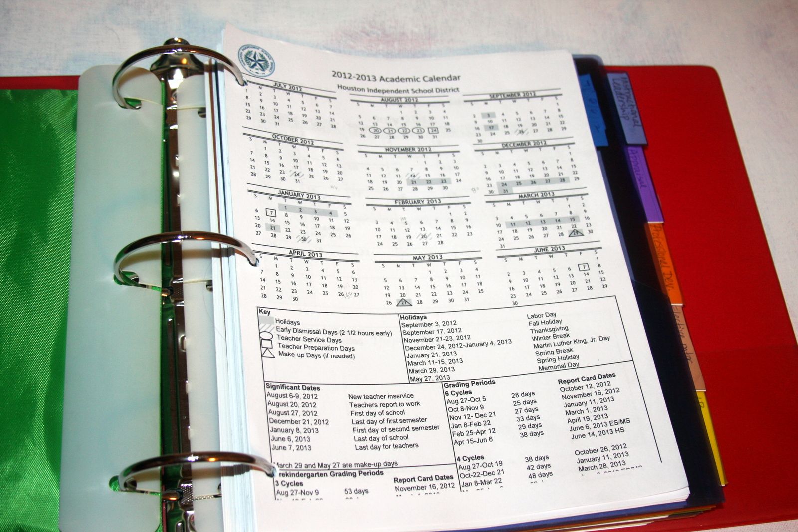 Teacher Tasks Organizer Notebook : 3 Steps (with Pictures) - Instructables