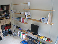 Futon shelves store