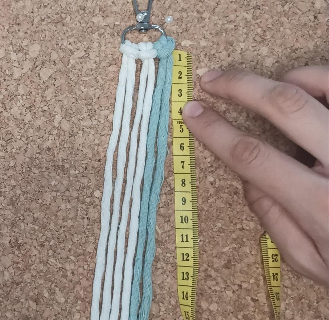 How to Make a Macrame Wristlet Keychain? Step by Step Tutorial for Beginners : 6 Steps (with ...