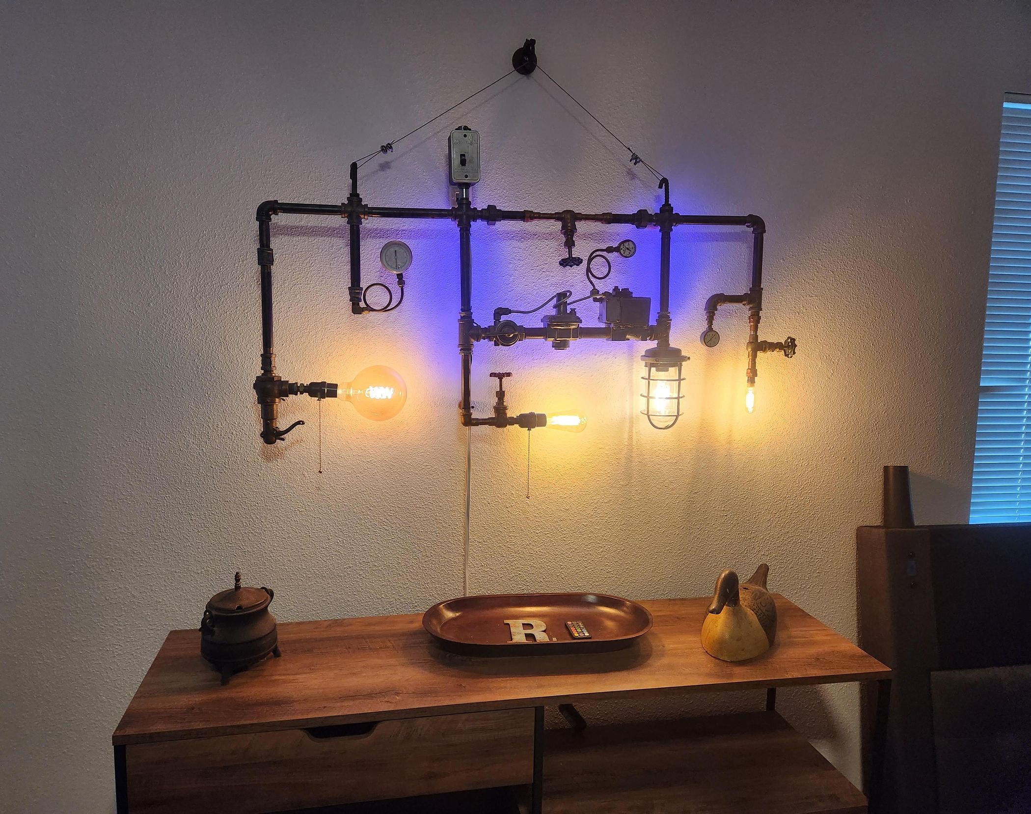 Industrial Wall Pipe Art : 4 Steps (with Pictures) - Instructables