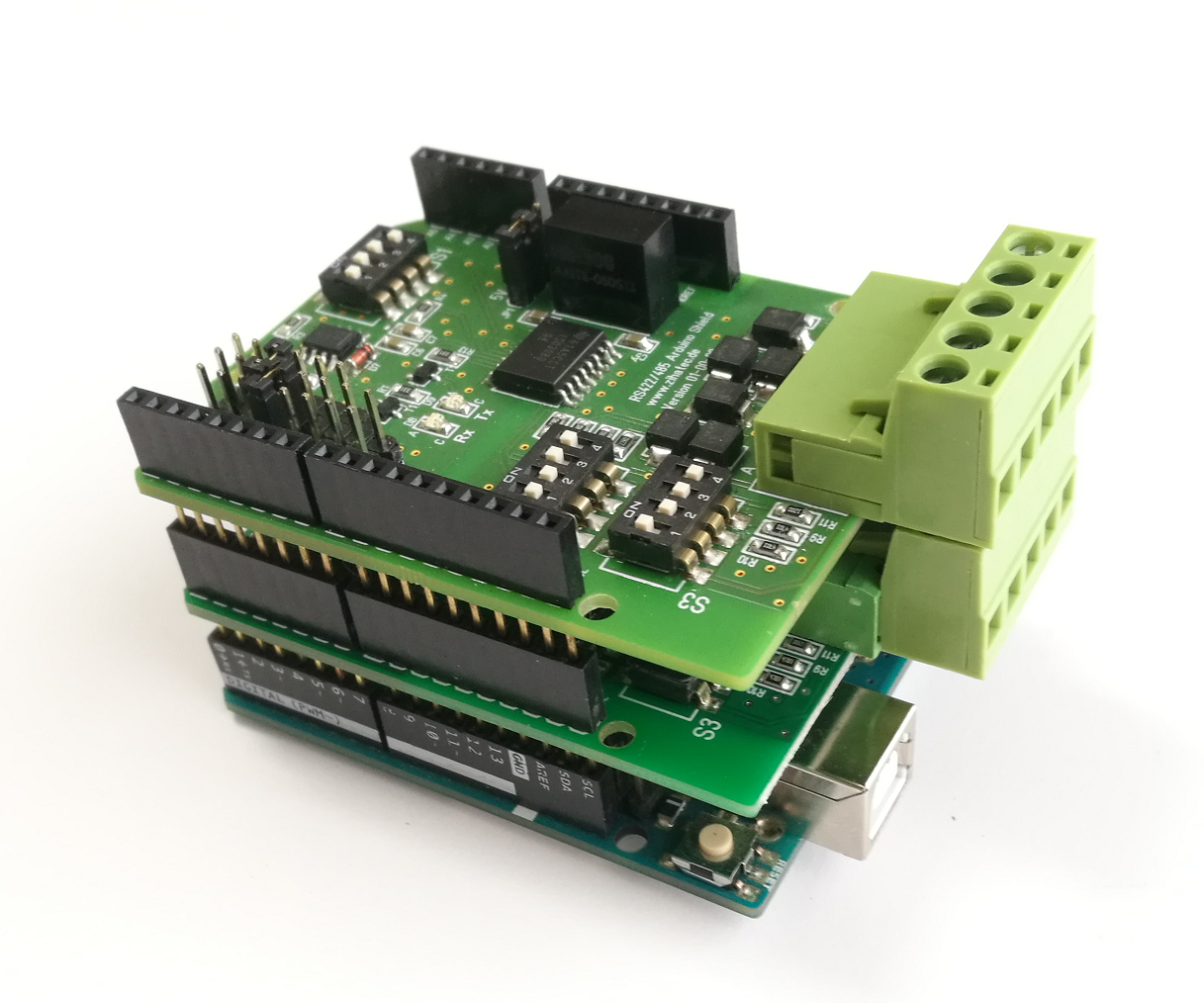 Arduino Modbus Rs485 Shield Rj45 Bus Powered Rs485 60 Off