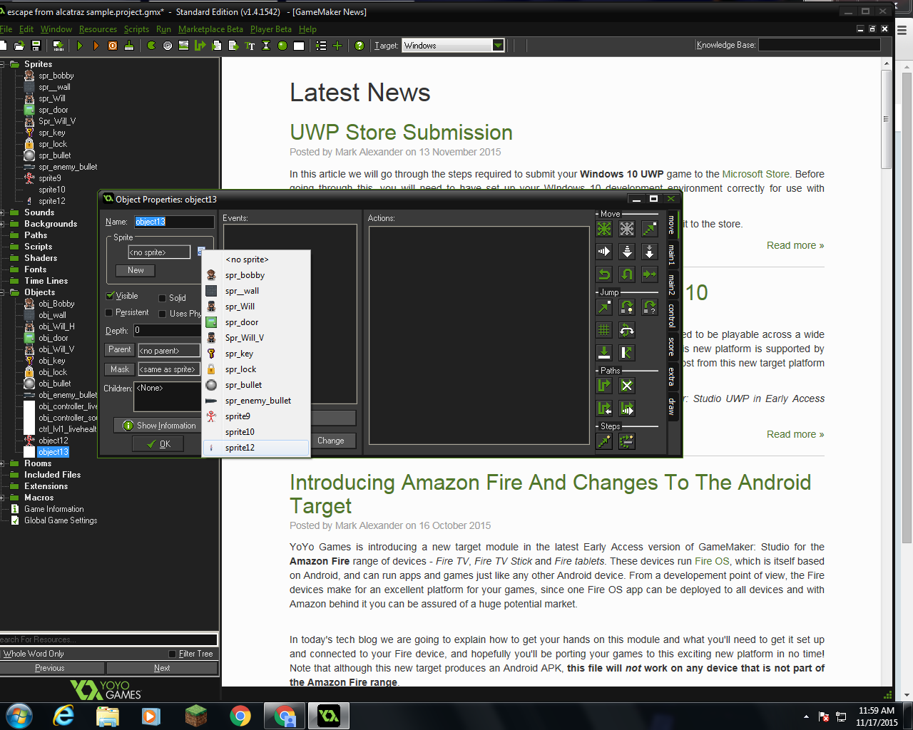 How to Make a Sprite and Object in Gamemaker Studios : 6 Steps ...