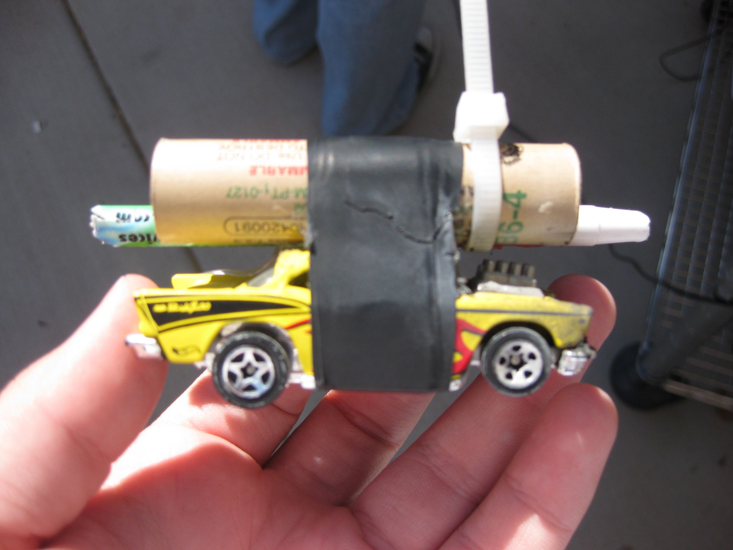 Toy Car Rocket Fun : 4 Steps - Instructables