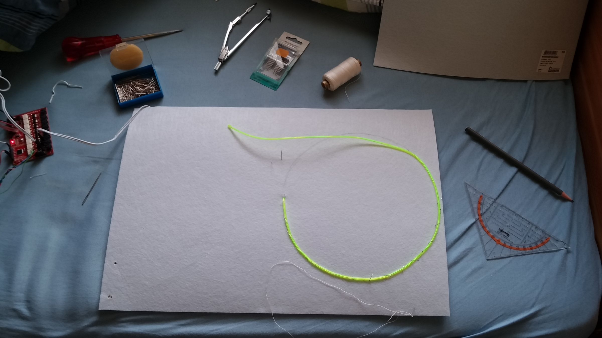 EL Wire T-shirt With Music Beat Detection : 5 Steps (with Pictures ...