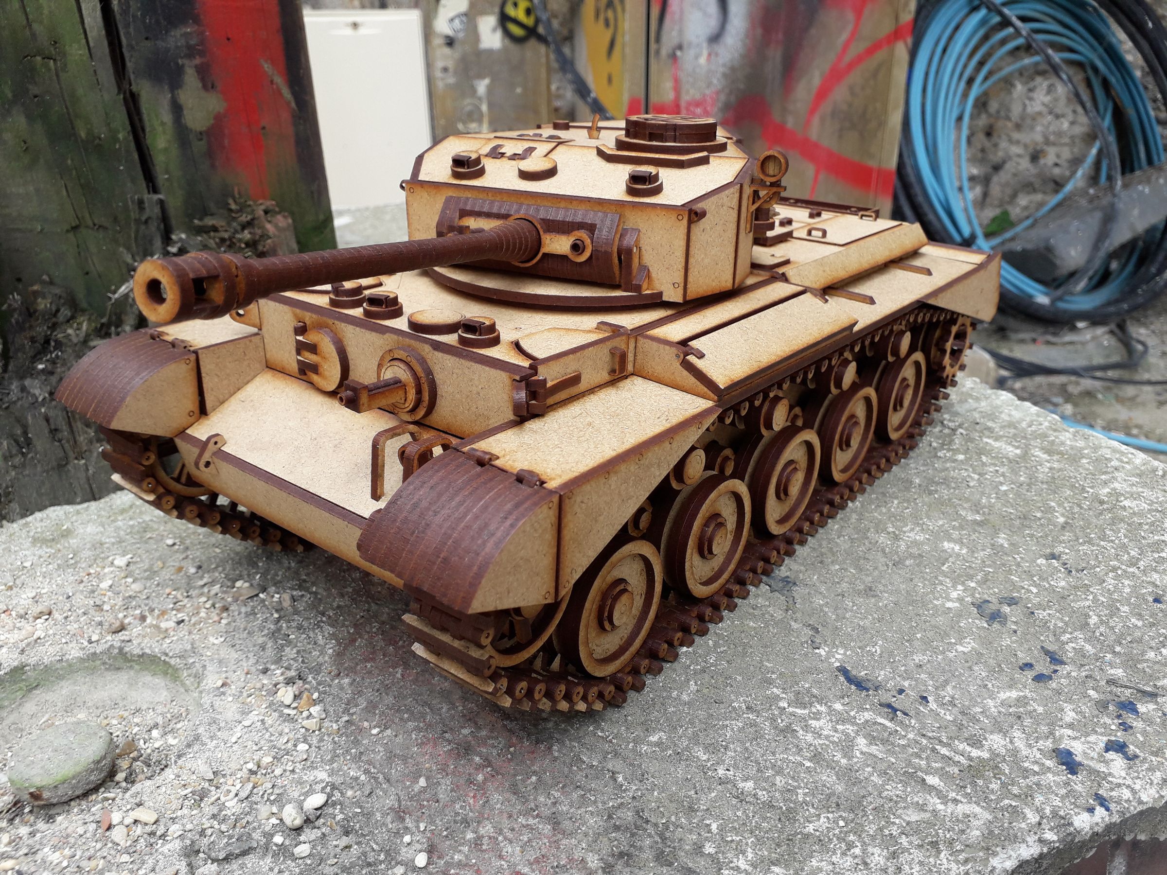Lasercut RC Comet Tank : 26 Steps (with Pictures) - Instructables
