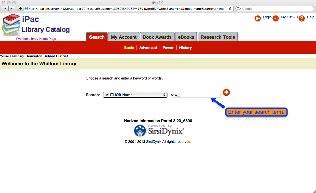 Whitford Middle School Library IPac Web Tutorial : 9 Steps - Instructables