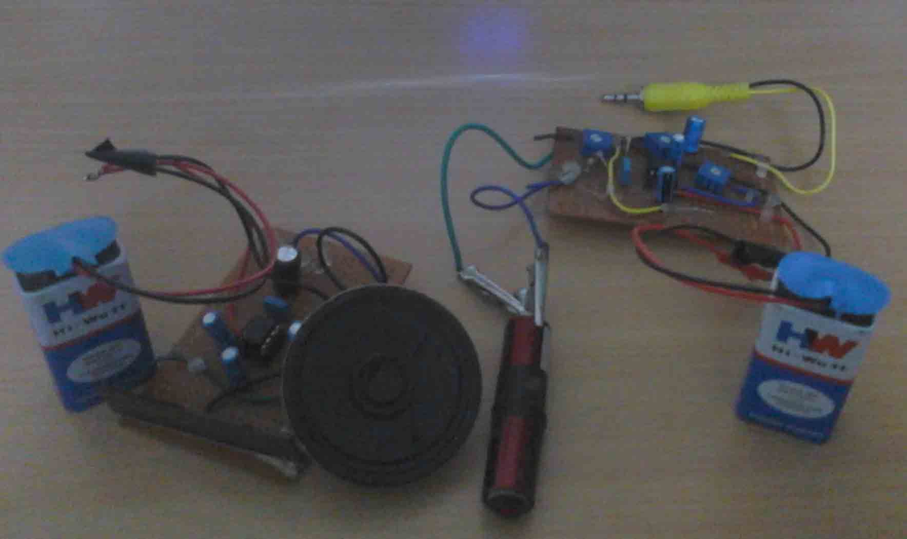 WIRELESS SPEAKER USING LASER : 4 Steps - Instructables