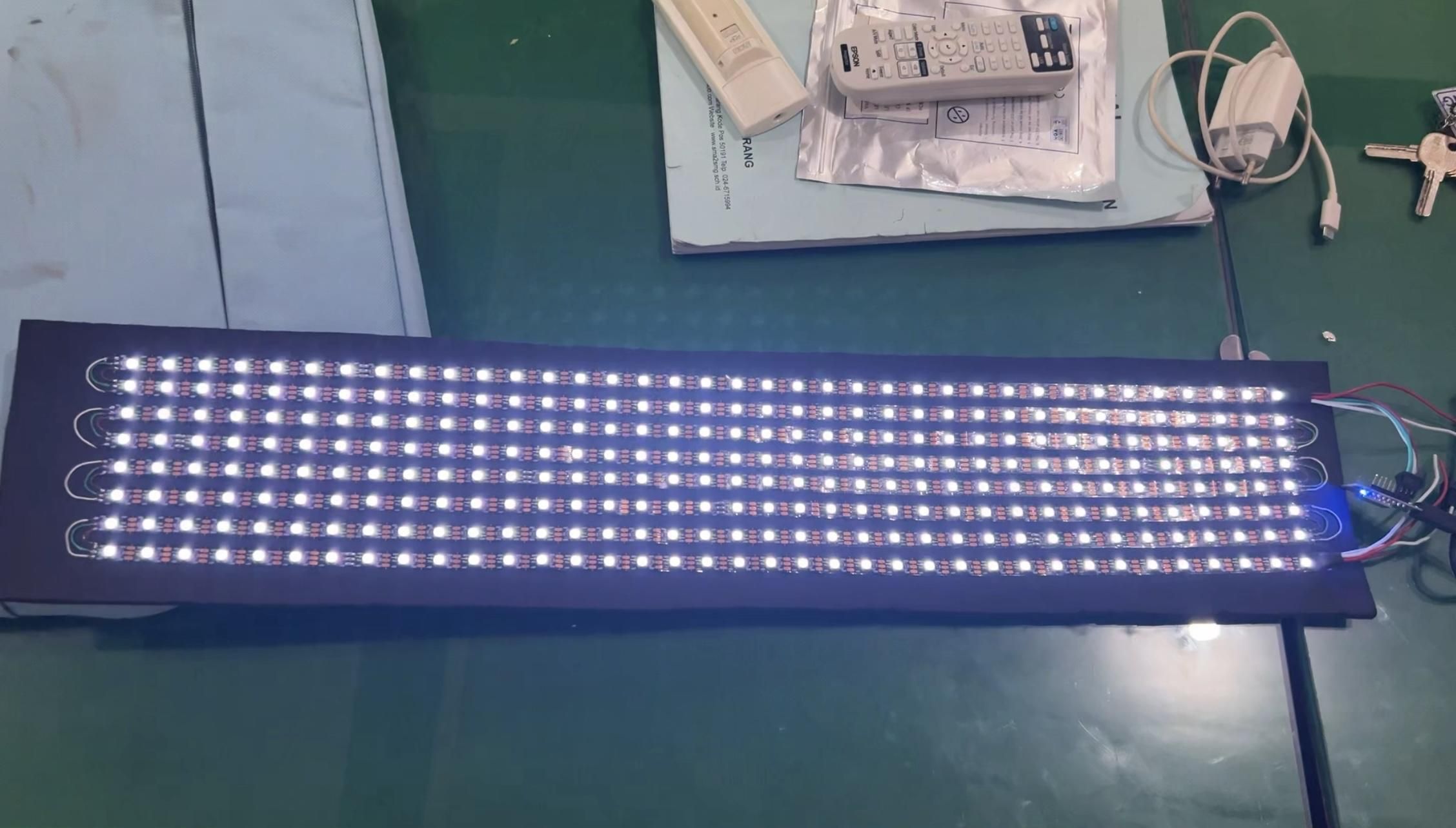 Membuat Running Text Dengan RGB LED Neopixel Neomatrix Melalui Arduino ...