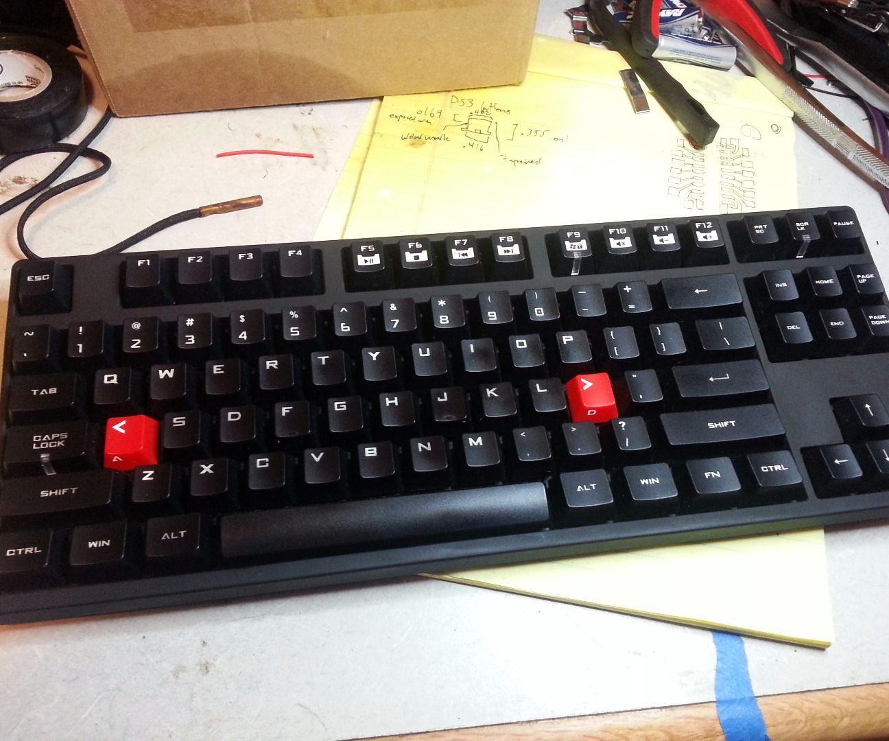 Caps Lock to Control: Hardware Level Mechanical Keyboard Mod : 4 Steps ...