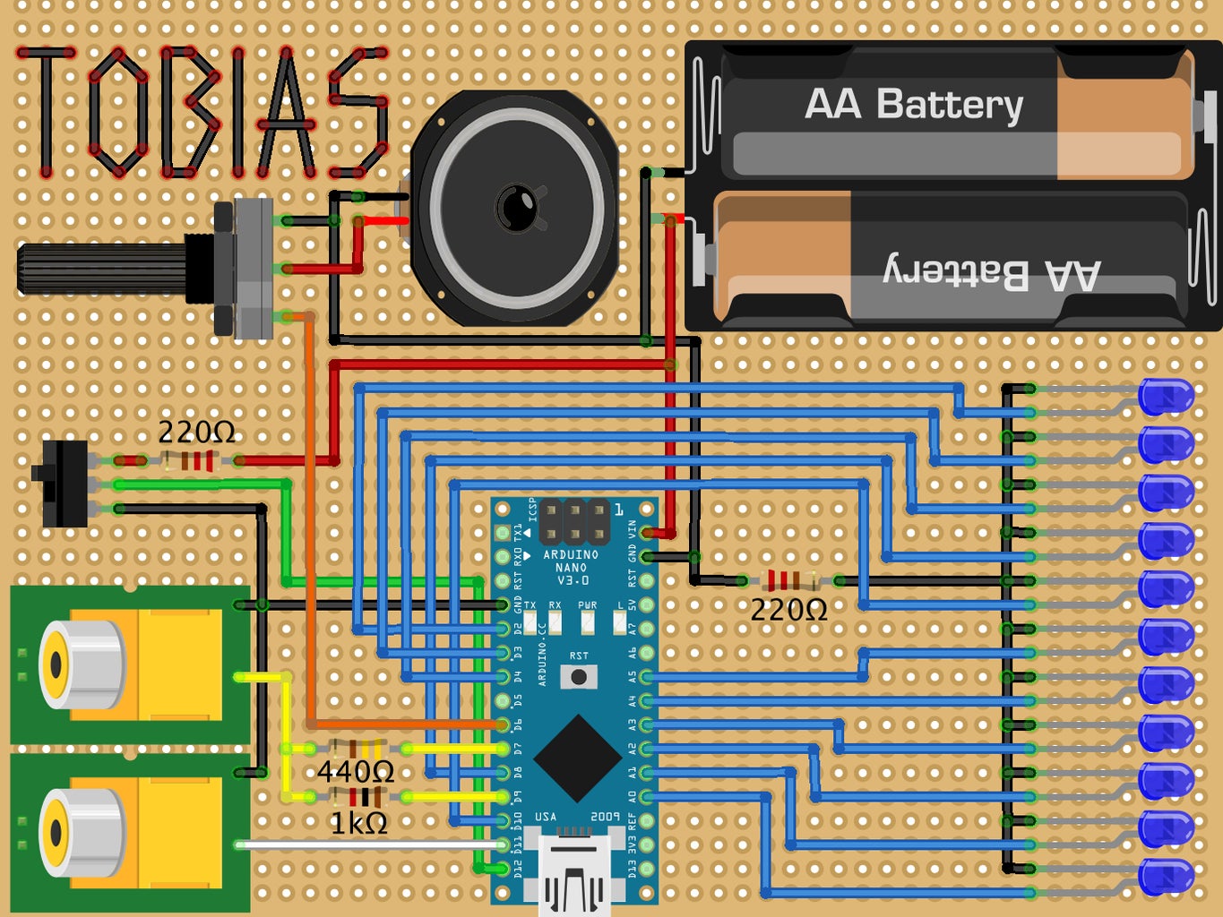 Tobias Arduino Music Box With Tvout 5 Steps With Pictures Instructables 8033