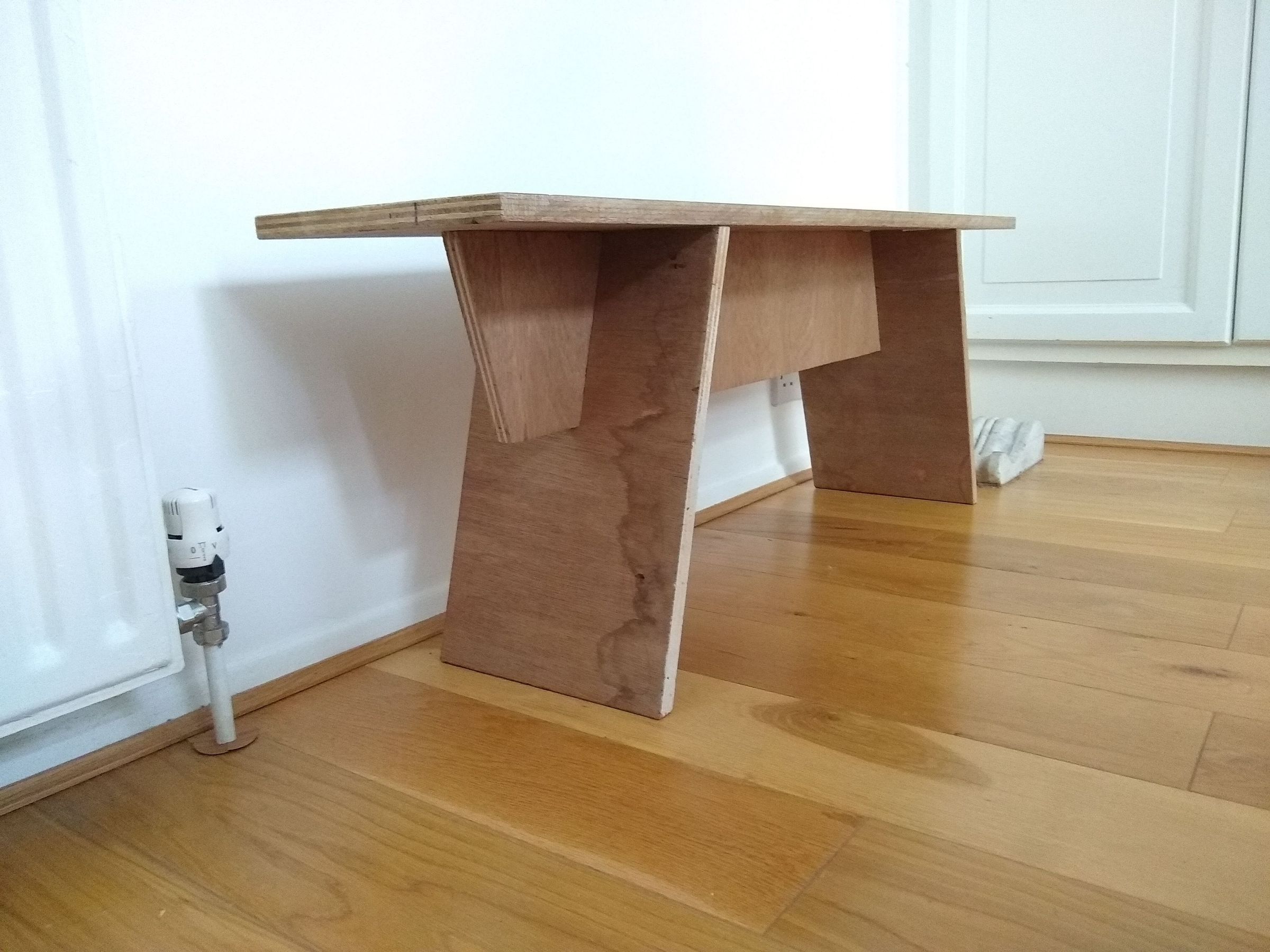 Modern Plywood Bench From One Sheet of Scrap! : 10 Steps (with Pictures ...