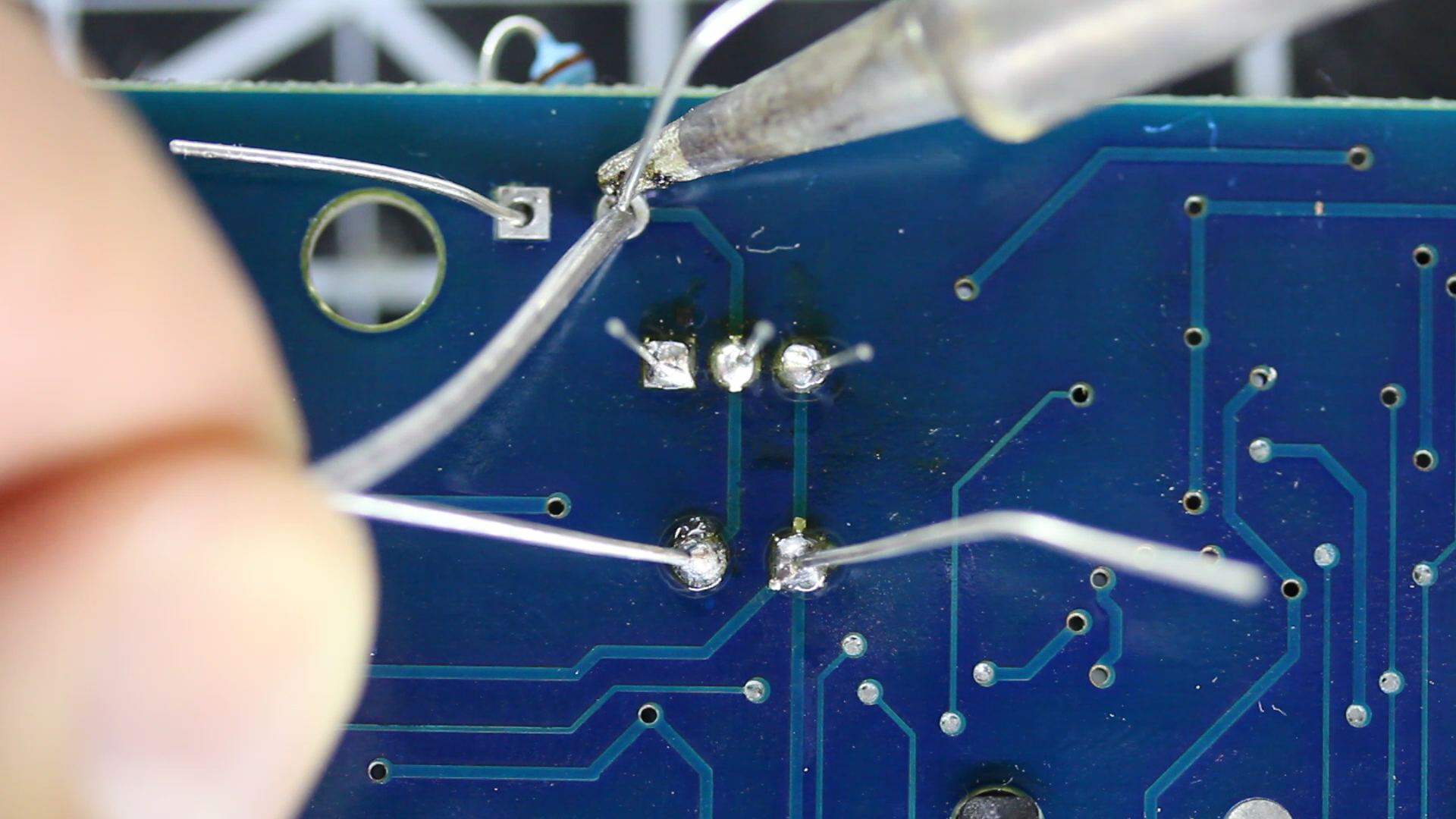 Soldering Through Hole Components | Soldering Basics : 8 Steps (with ...