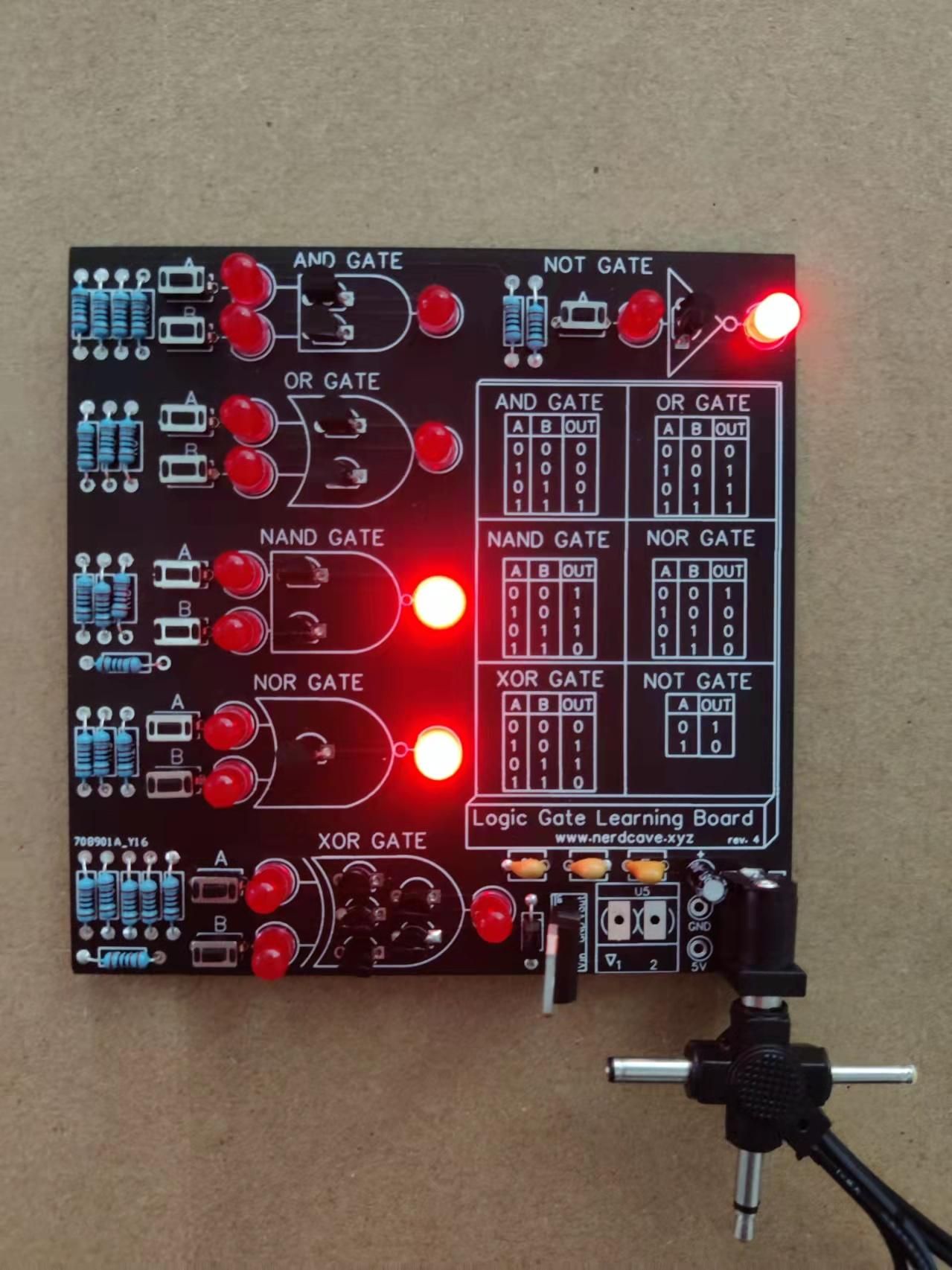 Logic Gate PCB Learning Board (DIY Soldering) : 4 Steps - Instructables