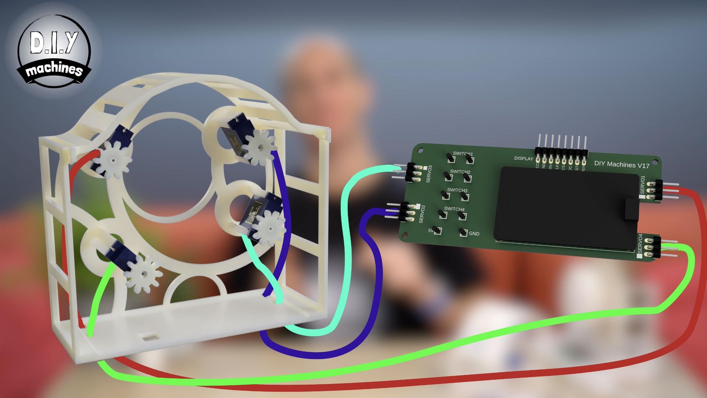 WeatherBot - a Motorised Weather Machine | 3D Printable, ESP32 ...