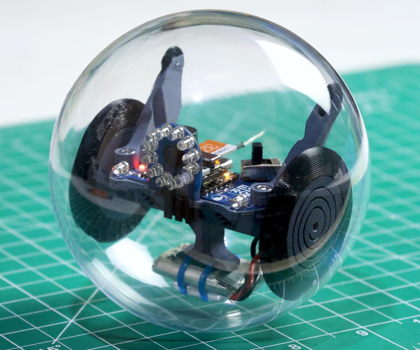 ESP-ROLL: Build a Spherical Self-balancing Robot With ESP32 Camera! : 15 Steps (with Pictures ...