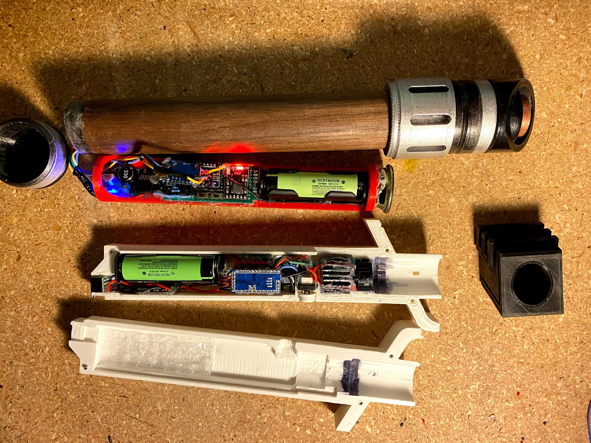 Arduino Powered RGB Lightsaber: With Sound Effects and Flash on Clash ...