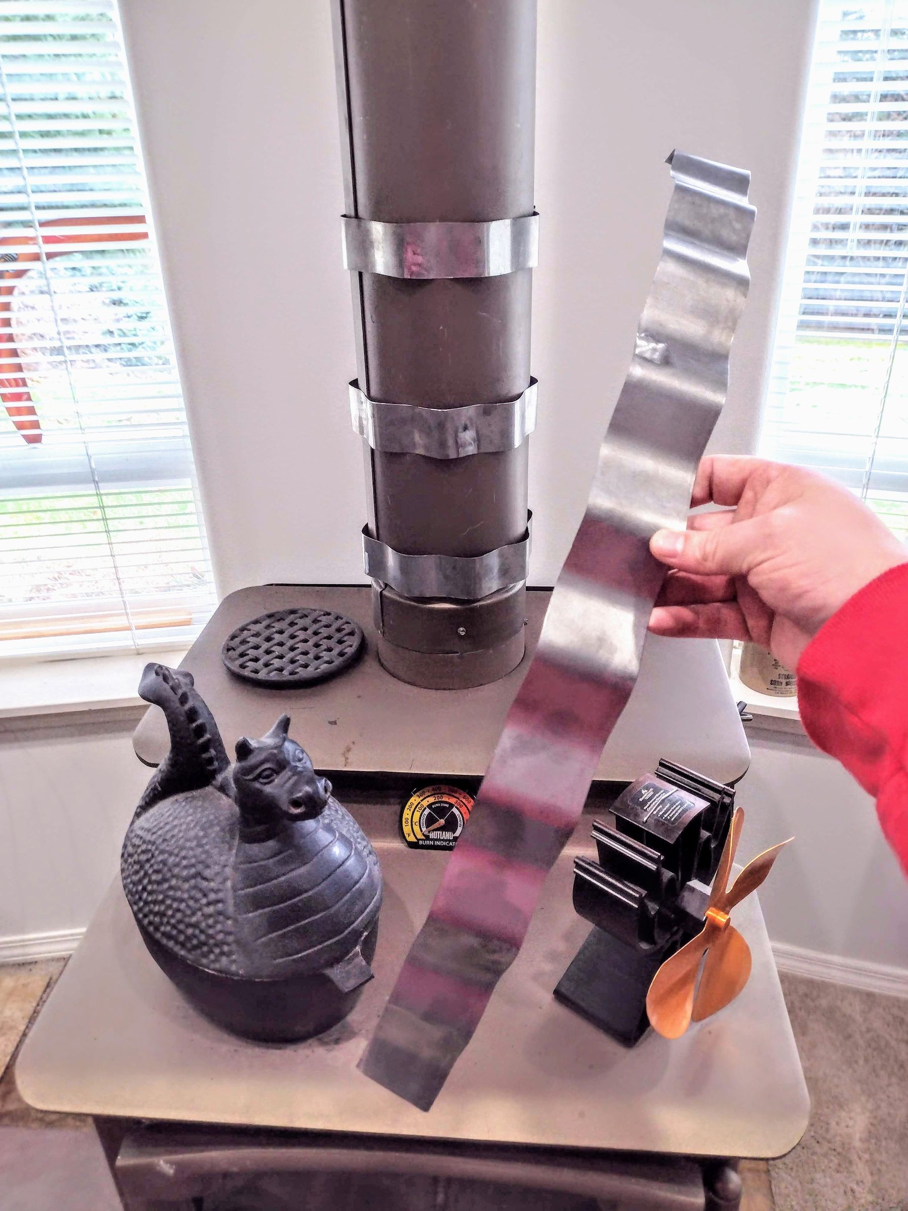DIY Stovepipe Heat Reclaiming Rings : 7 Steps (with Pictures ...