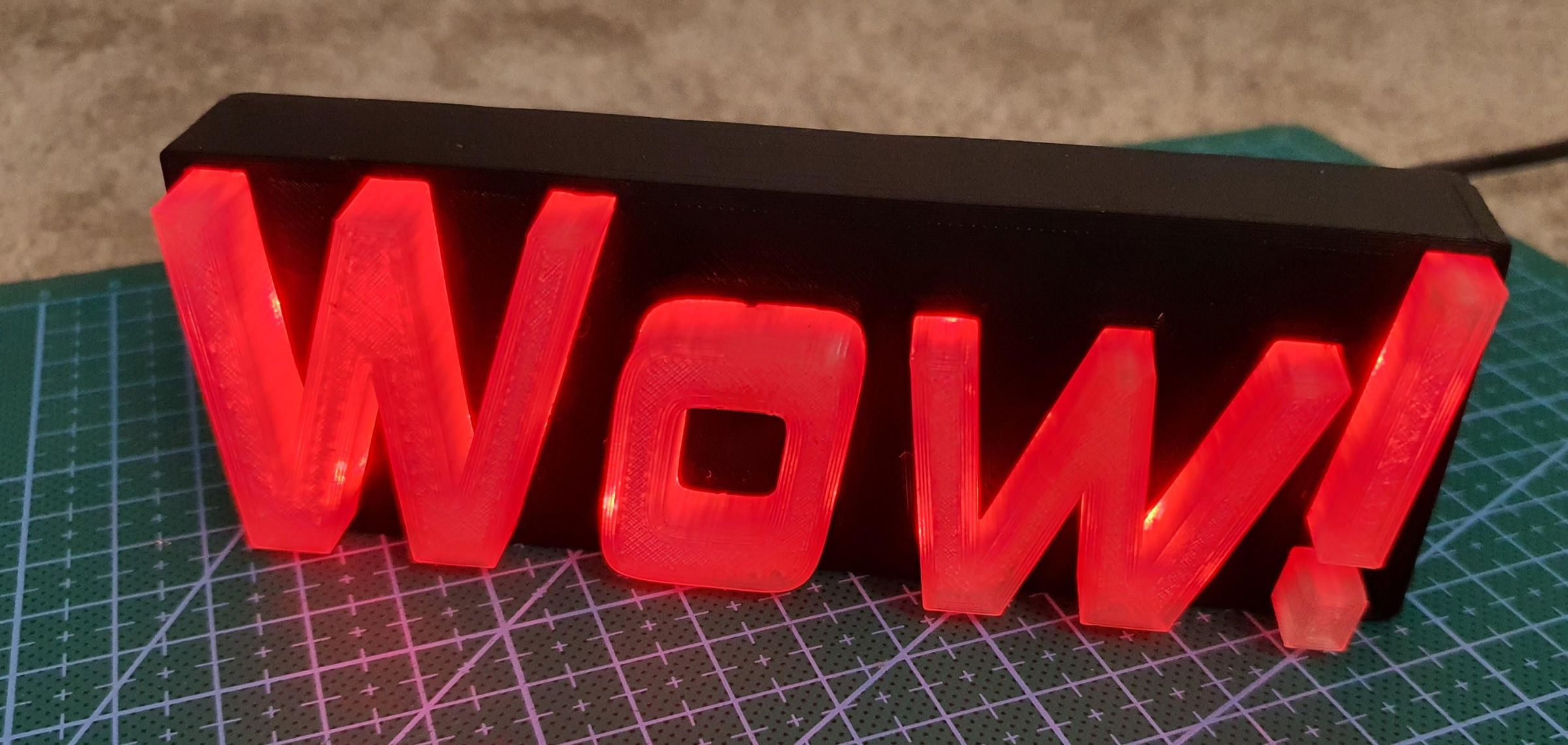 Simple LED WOW! Sign : 3 Steps (with Pictures) - Instructables