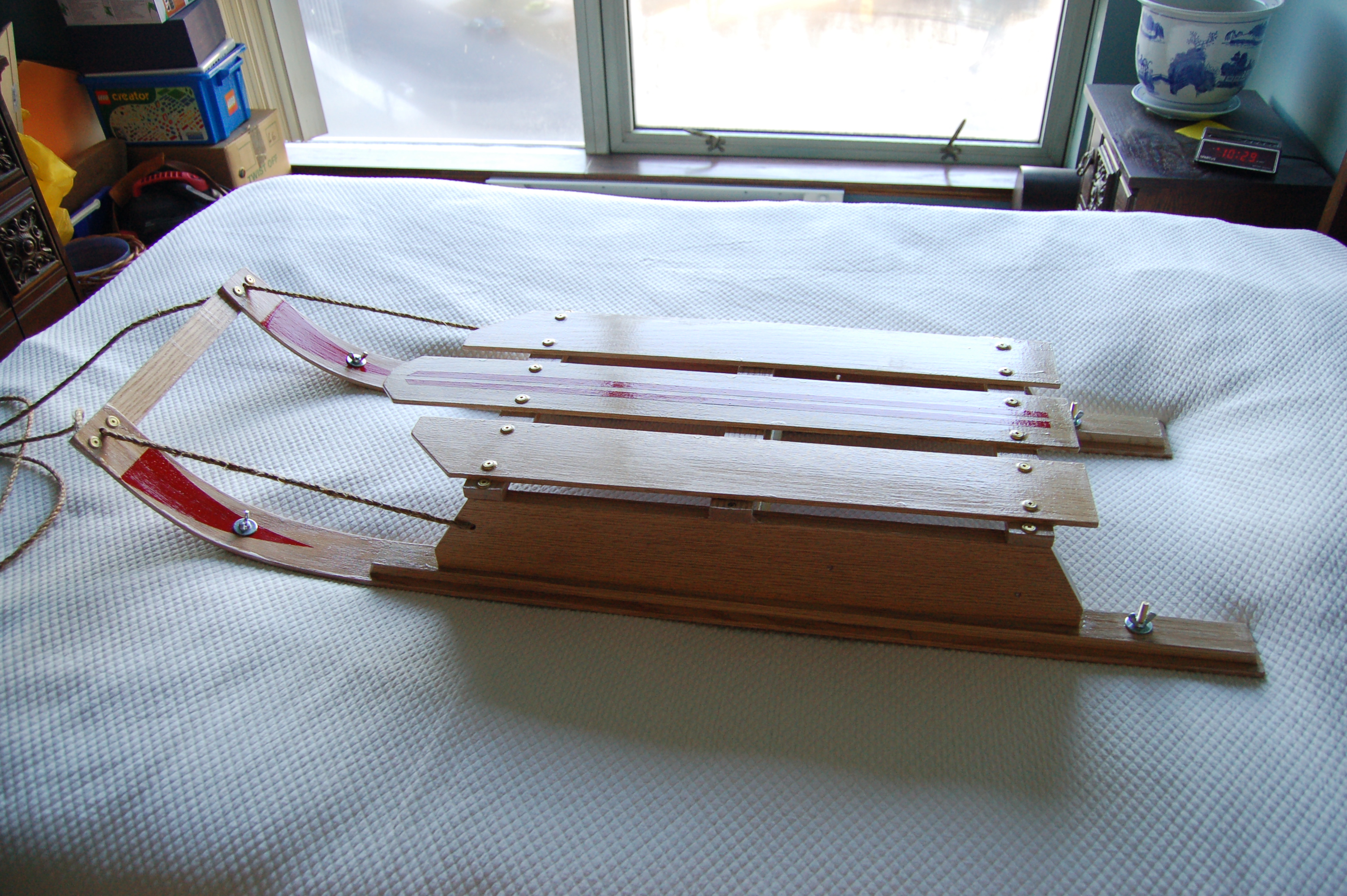 Convertible Oak Child Sled - Simple Design / Basic Tools : 7 Steps ...