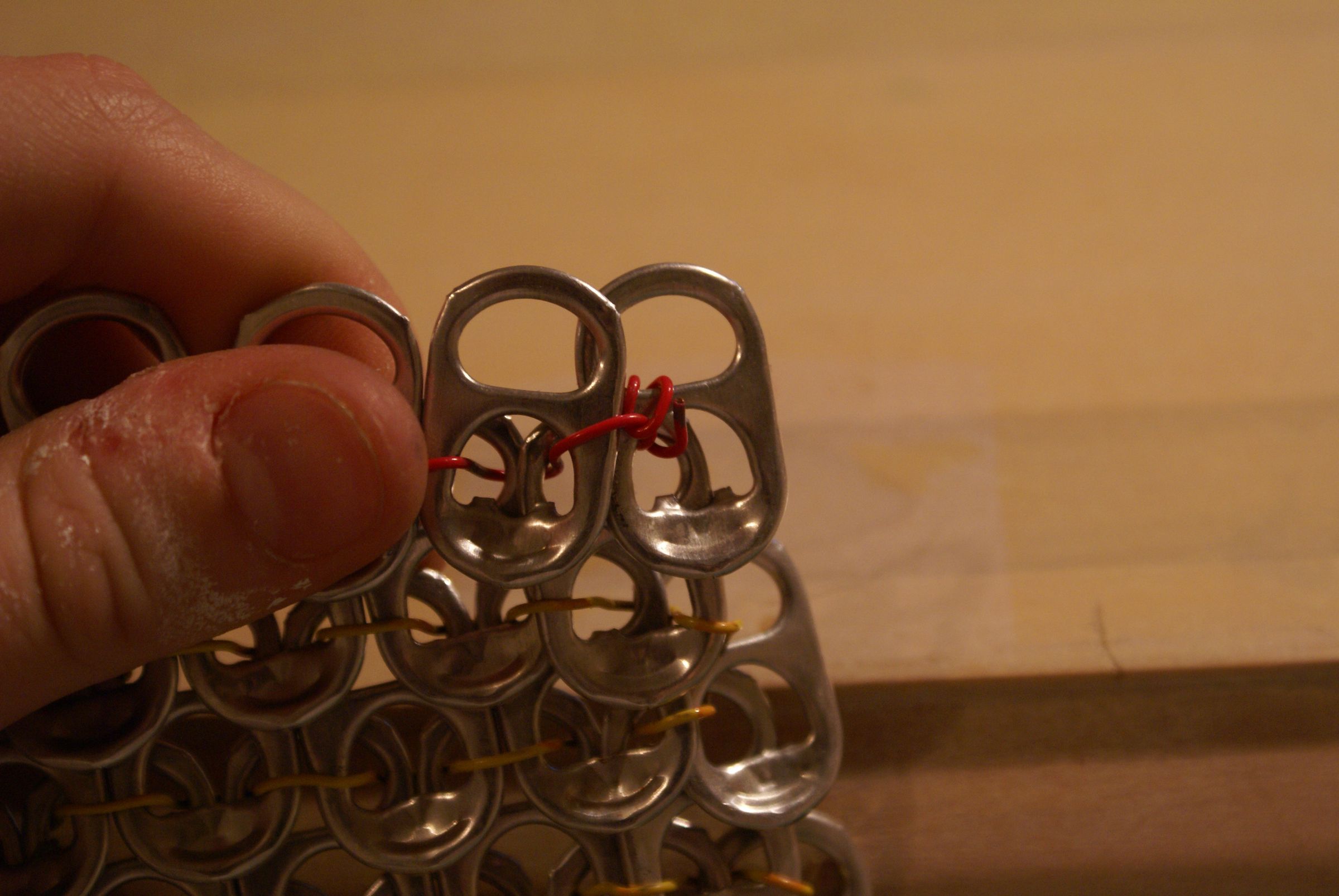 Wired Pop/Pull/Soda Tab ChainMaille : 14 Steps (with Pictures) - Instructables