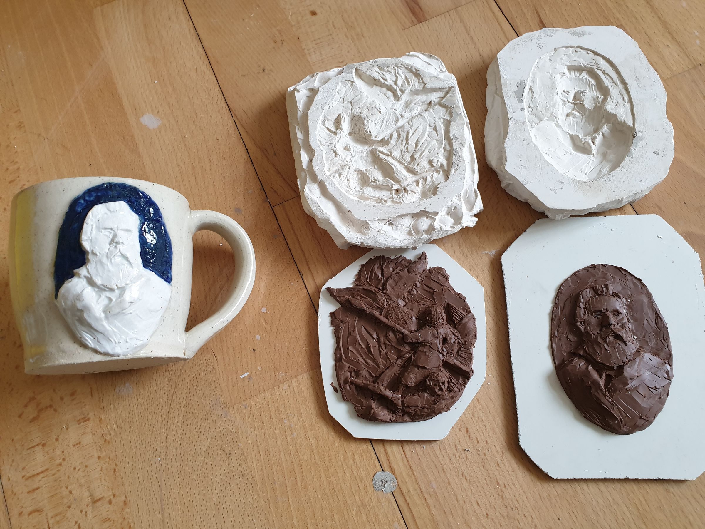 How to Make and Use 'sprigs' (low Relief Sculpture Moulds Used on ...