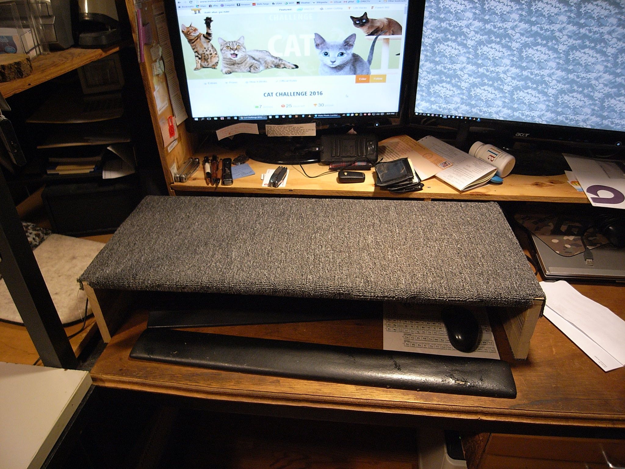 Anti-Keyboard Cat Attack Mat (AKCAM) : 10 Steps (with Pictures ...