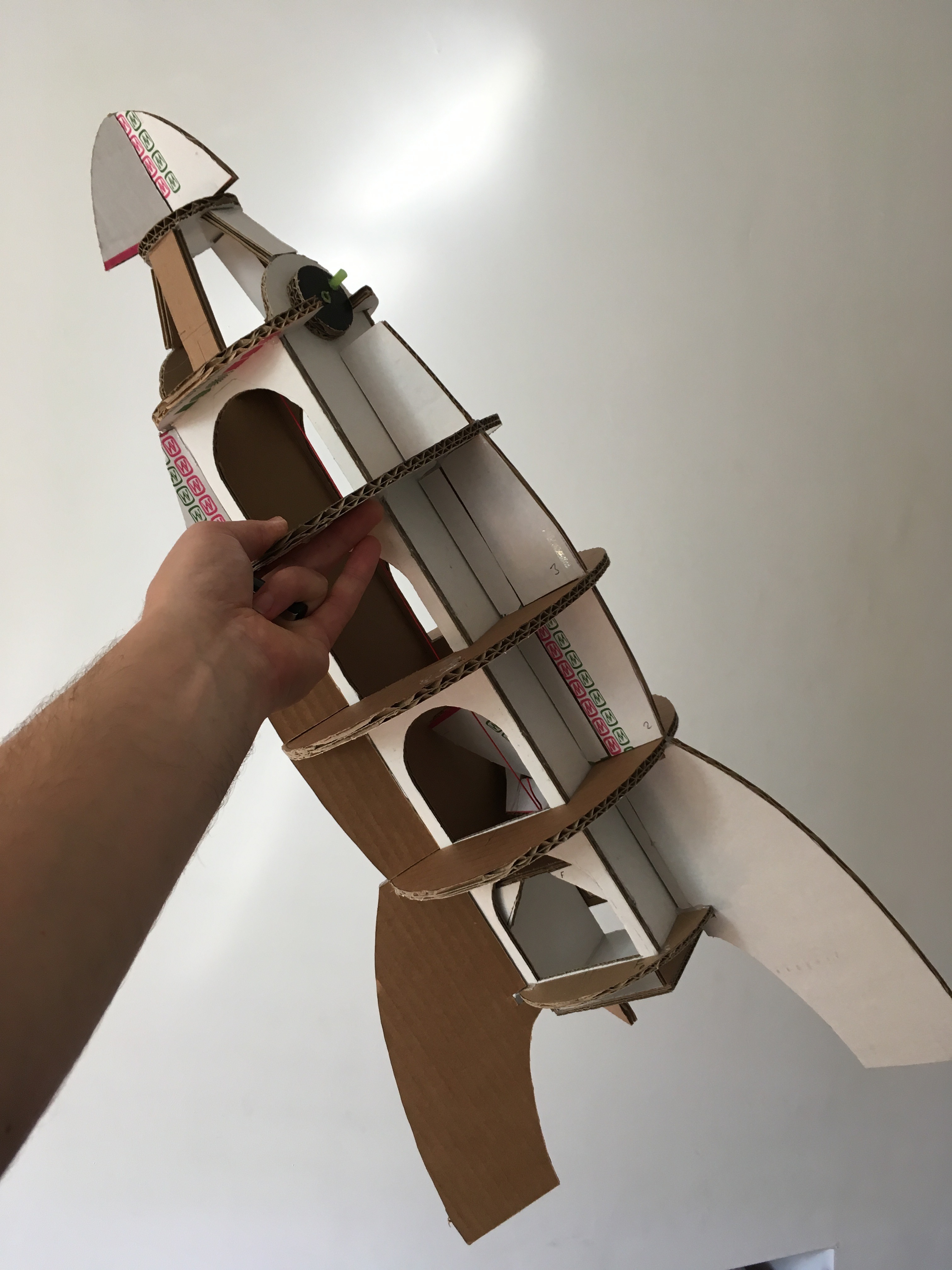 Rocket Playset - Made From Used Cardboard Boxes : 21 Steps (with ...