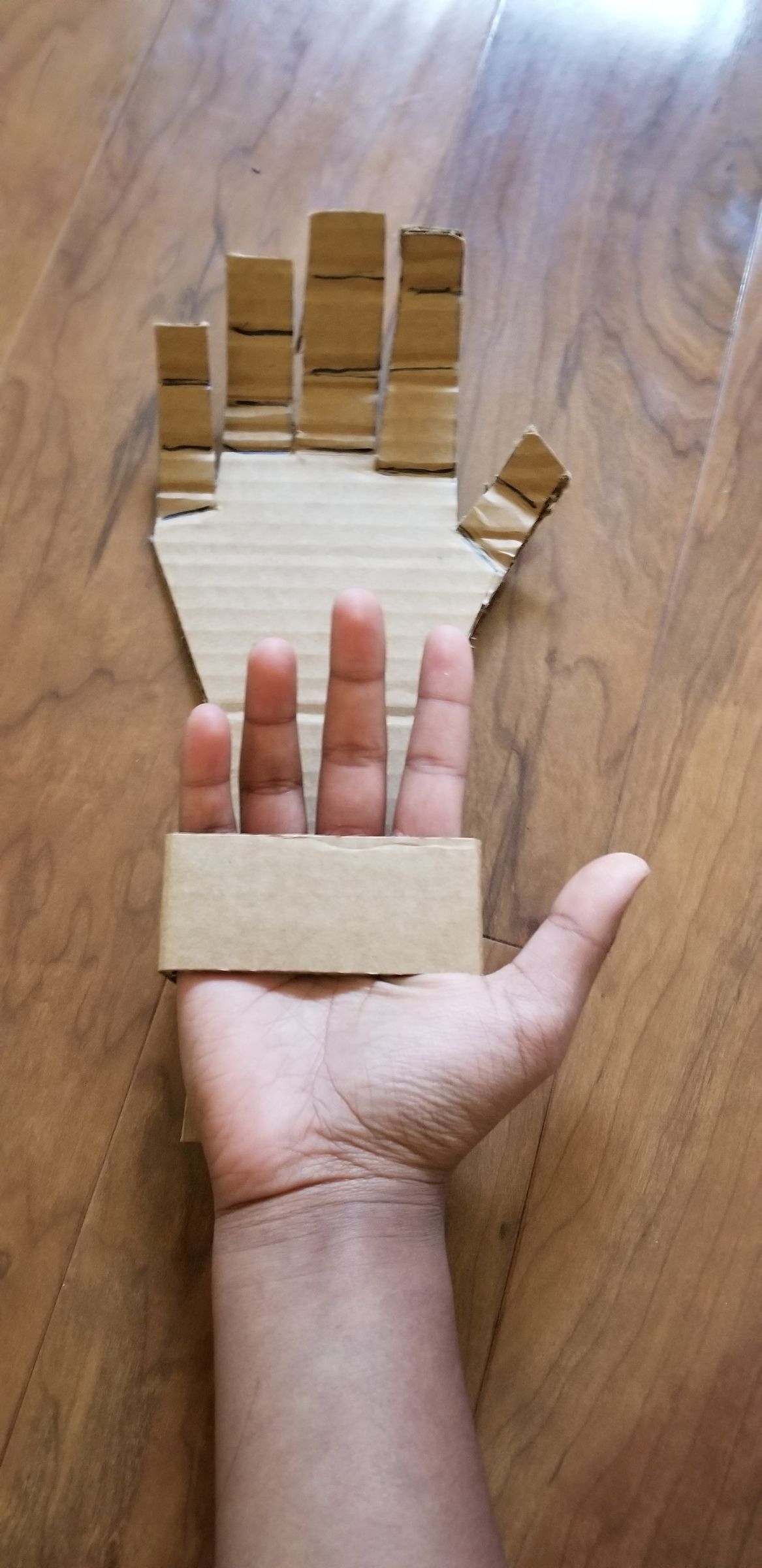 DIY Cardboard Mechanical Hand : 4 Steps - Instructables