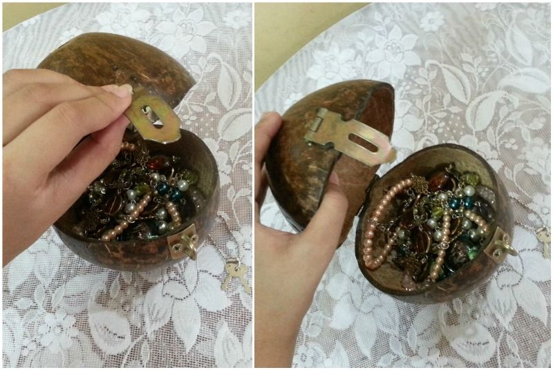 Coconut Shells Jewellery Box
